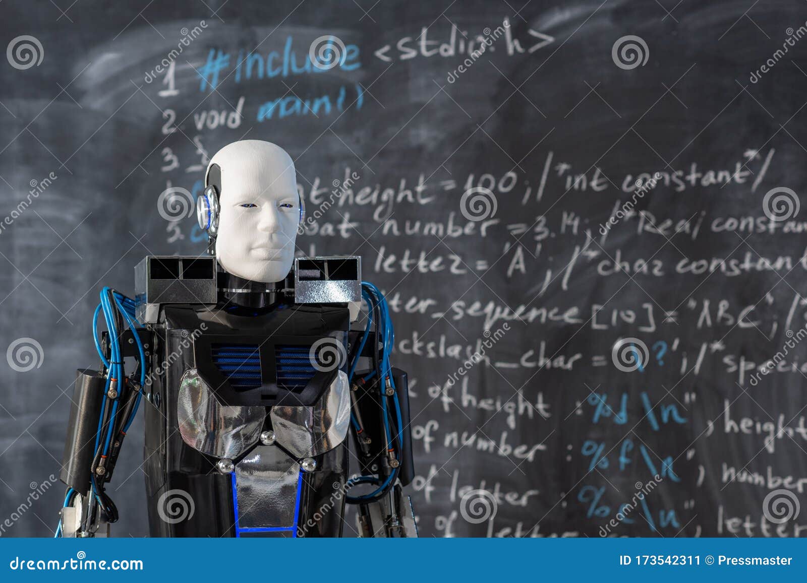 Automation Robot of New Generation Moving Forwards Along Blackboard ...
