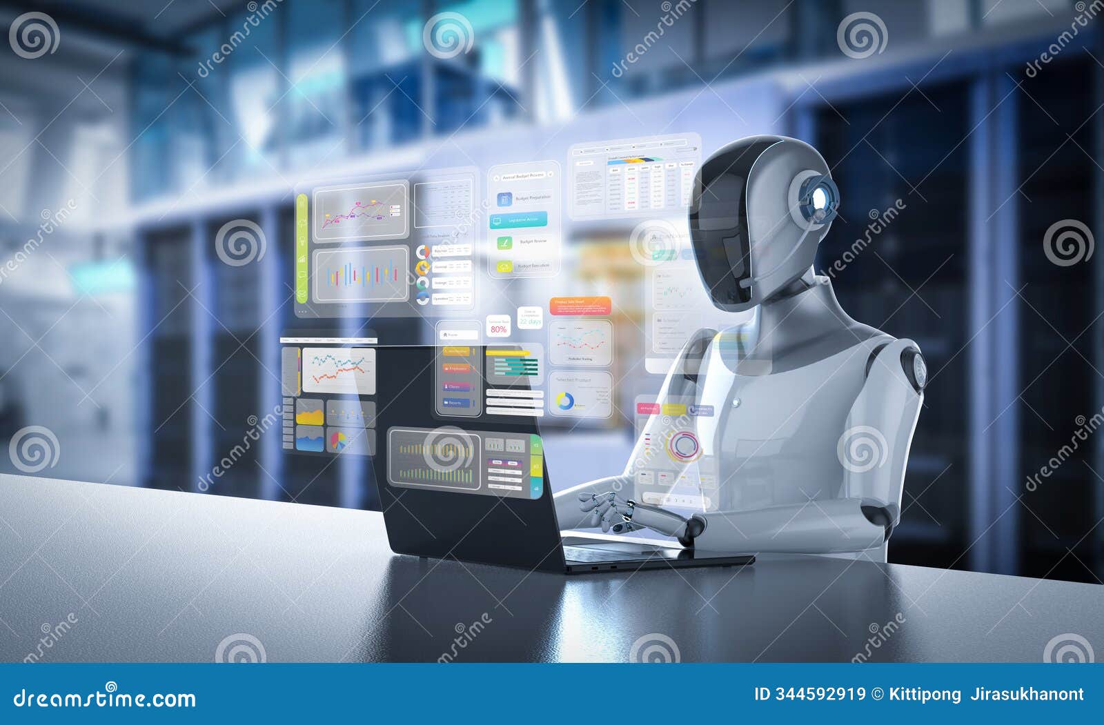 Robot Arm Working With Electronics 3d Render Royalty-Free Stock Photo | CartoonDealer.com #256055565