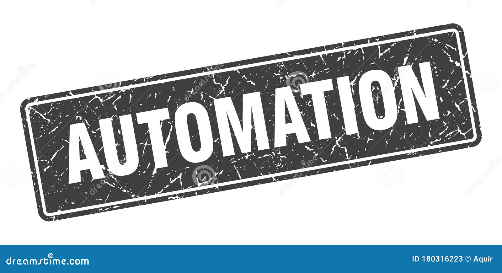 Automation Sign. Automation Grunge Stamp Stock Vector - Illustration of ...