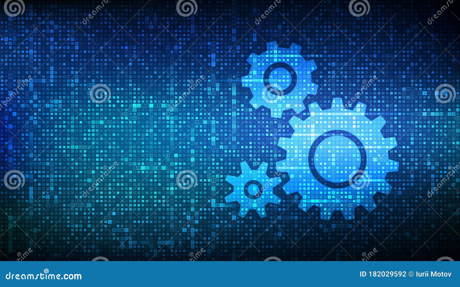 Automation Software Background. Gears Icons Made With Binary Code. IOT ... Automation Software Background. Gears Icons Made With Binary Code. IOT ...