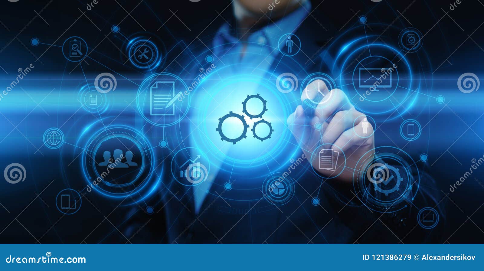 Technology Process Diagram Infographic Presentation Label Options Steps ...