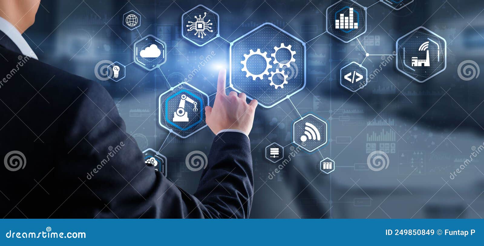 Automation Software Technology Process System Business Concept 2022 ...