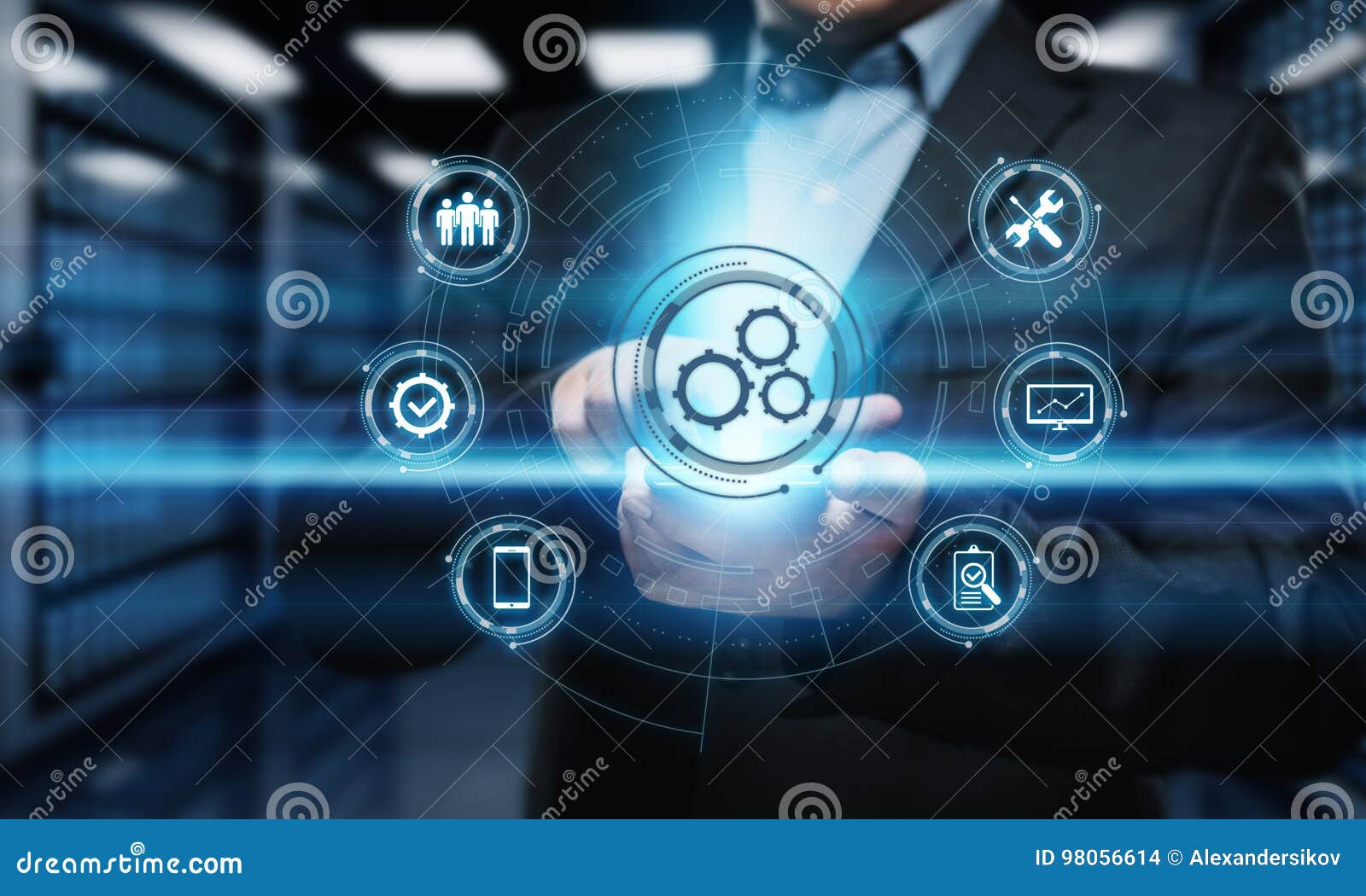 Automation Software Technology Process System Business Concept Stock ...