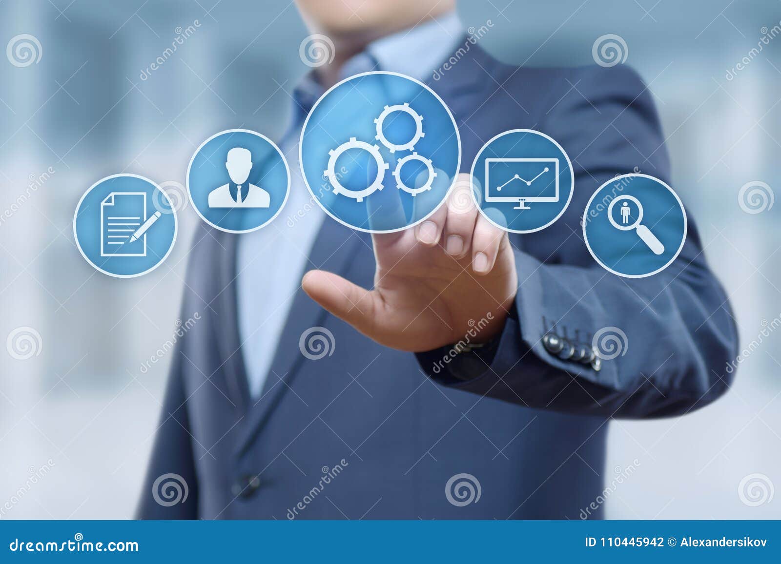 Automation Software Technology Process System Business Concept Stock ...