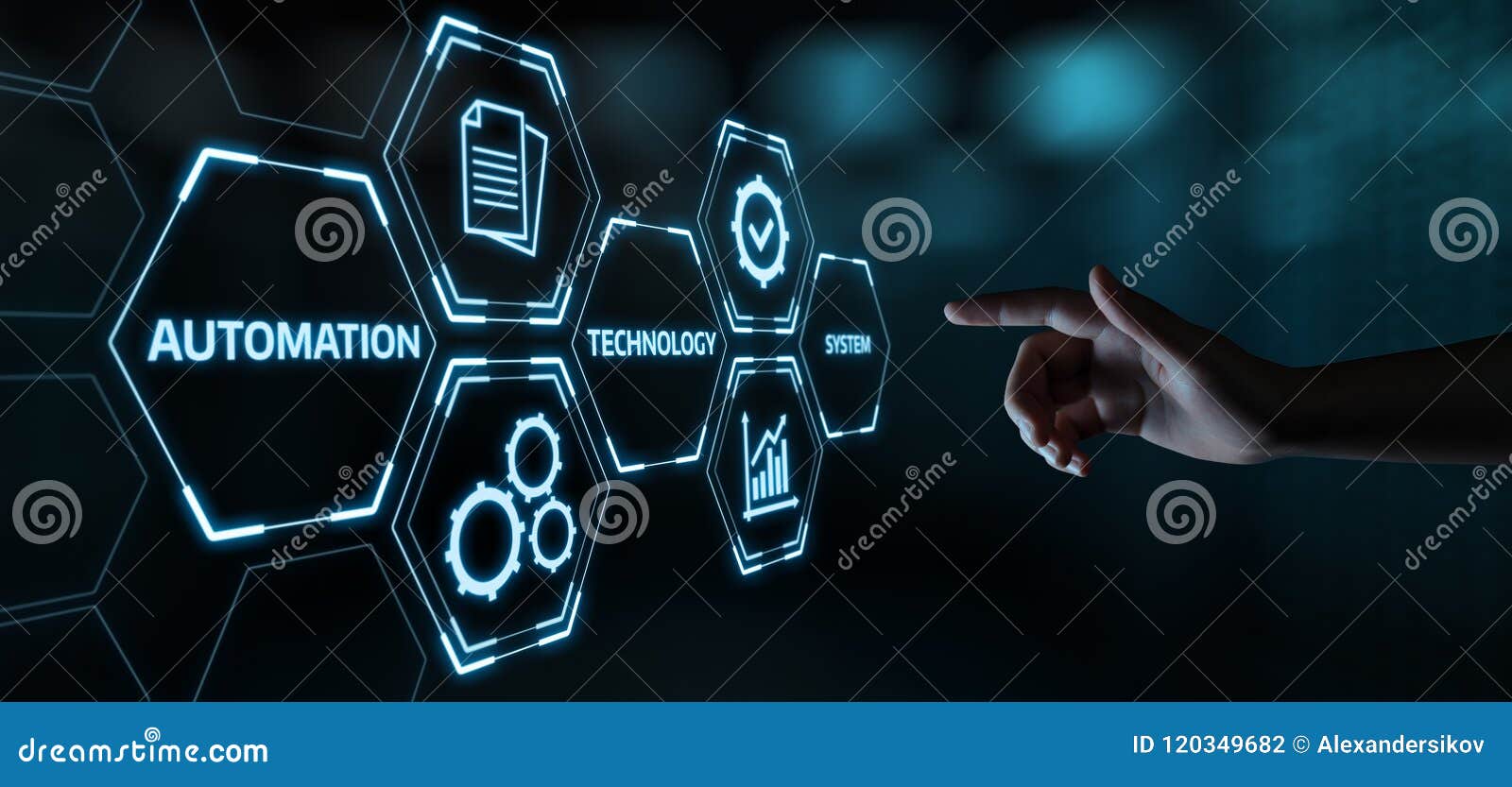 Automation Software Technology Process System Business Concept Stock ...