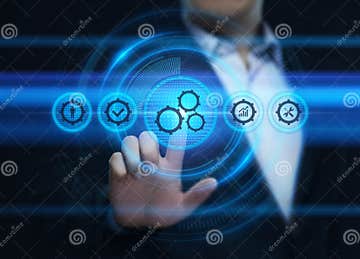 Automation Software Technology Process System Business Concept Stock ...