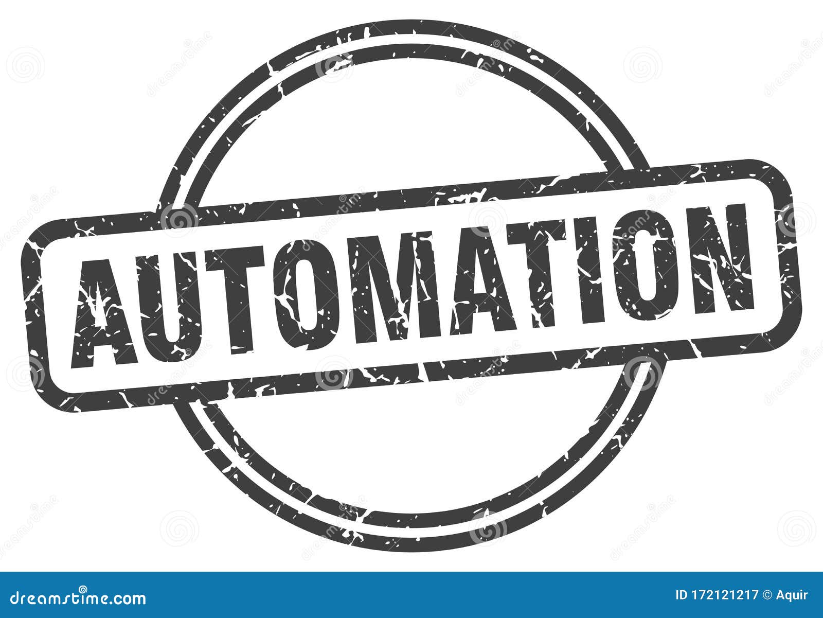 Automation Stamp. Automation Round Grunge Sign Stock Vector ...