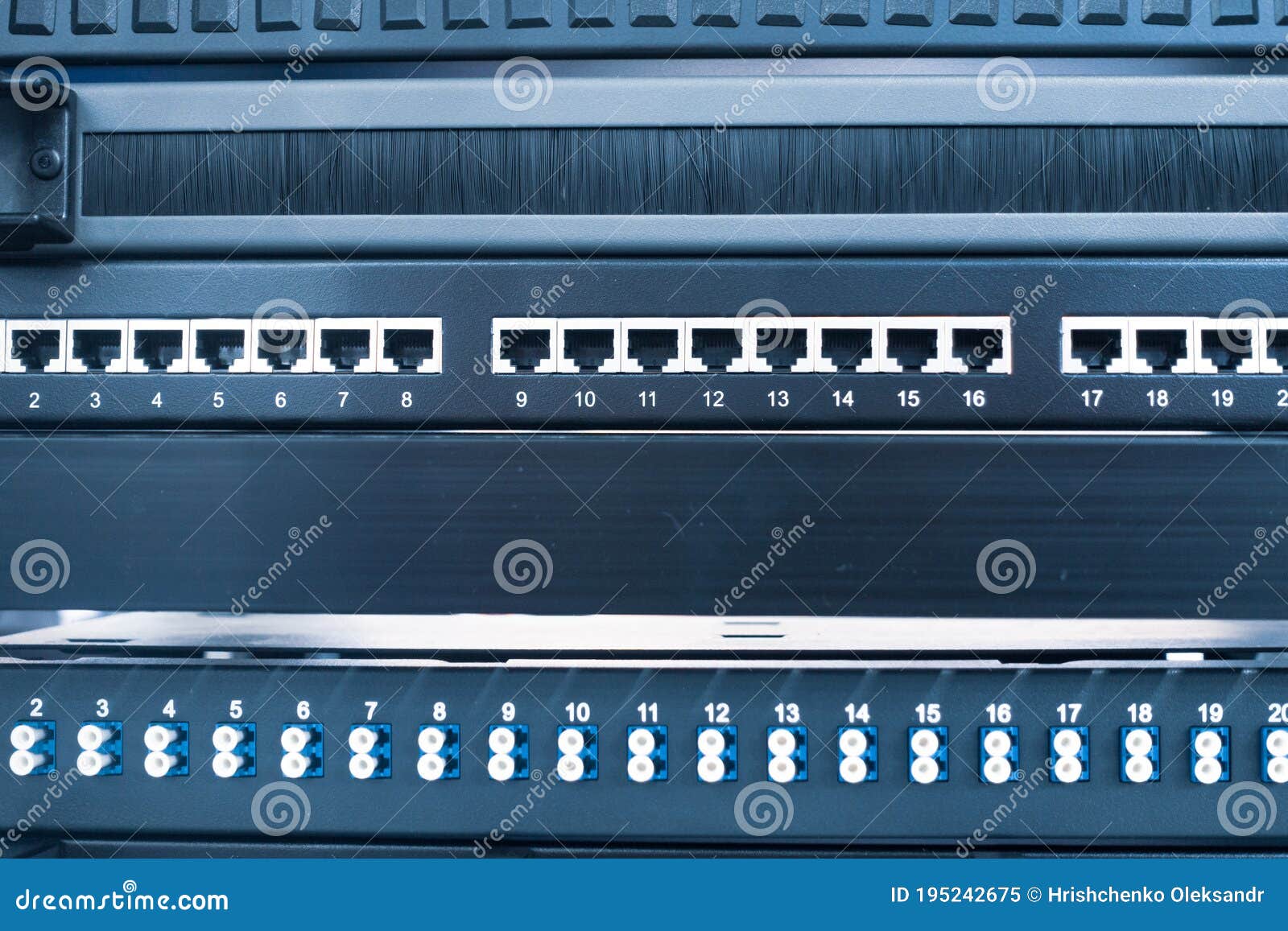 Automation Systems. a Number of Network Servers Stock Image - Image of ...