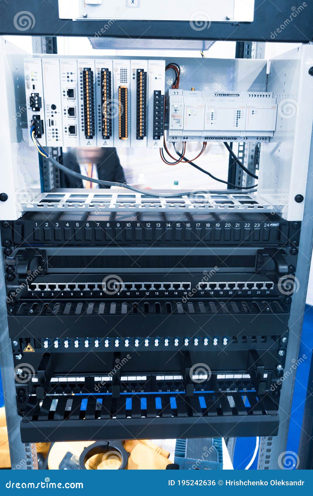 Telemechanic Controllers, Computer Servers Stock Photo - Image of ...