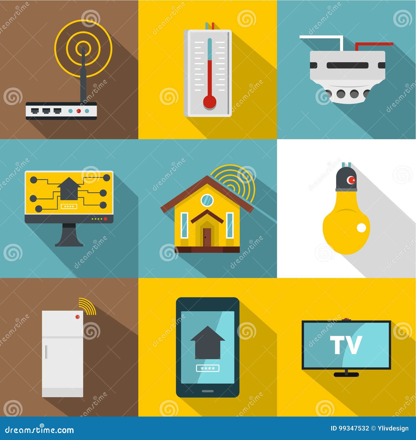 Automation Technology Icon Set, Flat Style Stock Vector - Illustration ... Automation Technology Icon Set, Flat Style Stock Vector - Illustration ...
