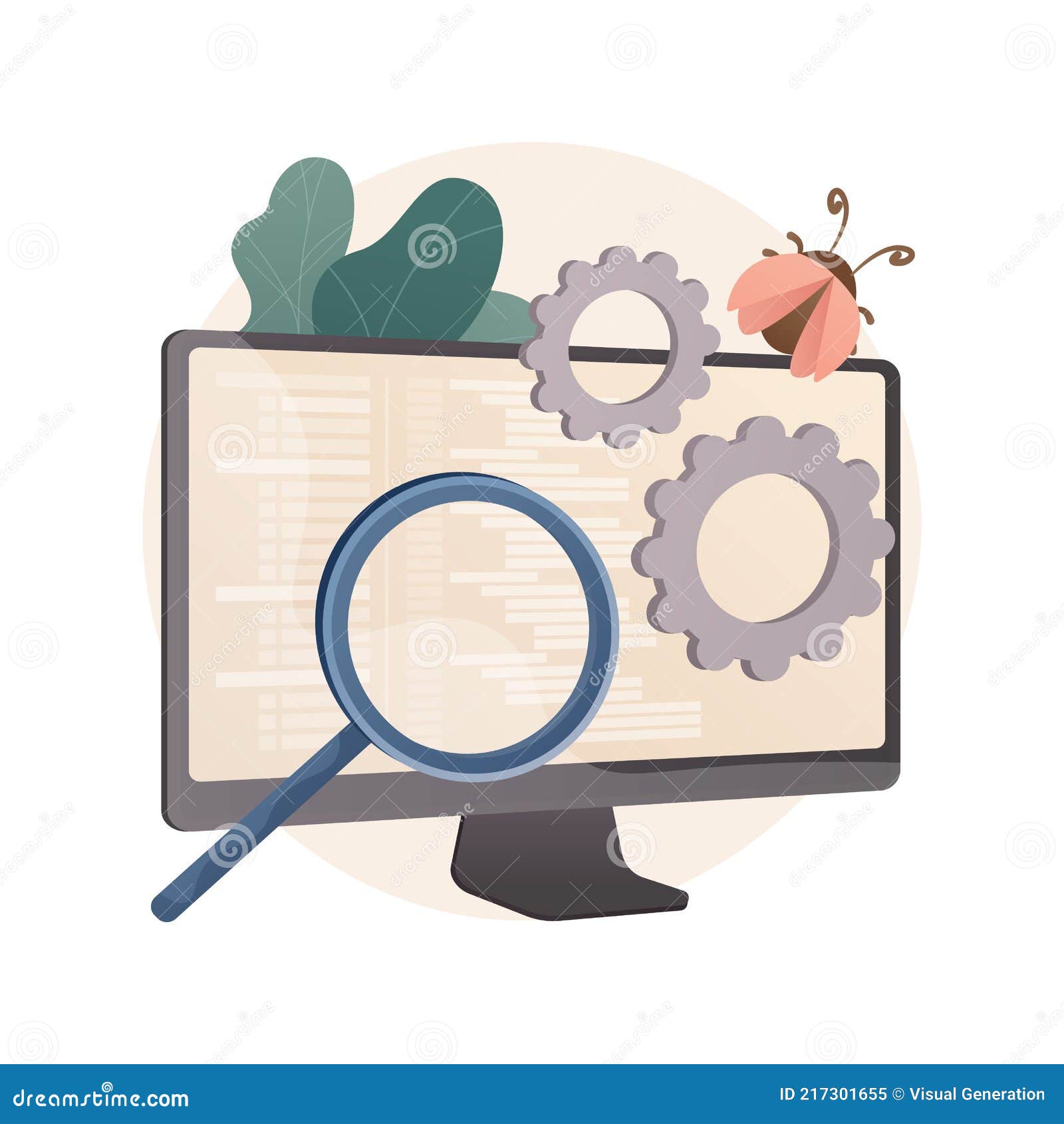 Automation Testing Abstract Concept Vector Illustration. Stock Vector ...