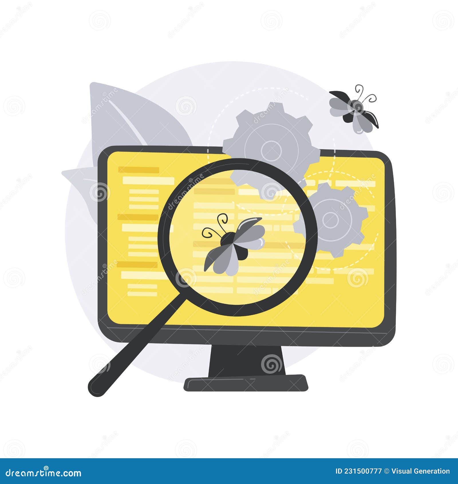 Automation Testing Abstract Concept Vector Illustration. Stock Vector ...