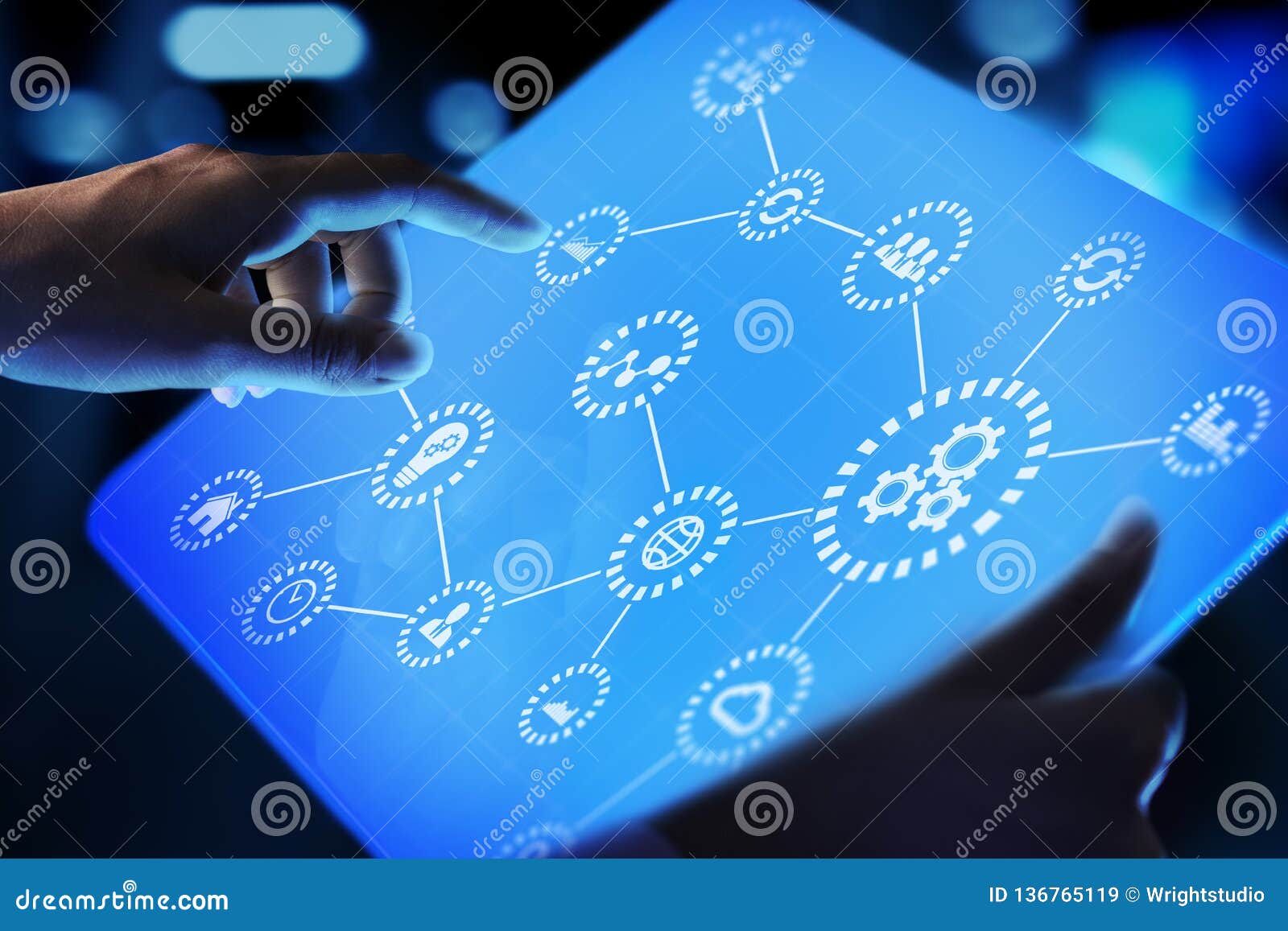 Automation Work Flow Business Process Optimisation Smart Industry ...