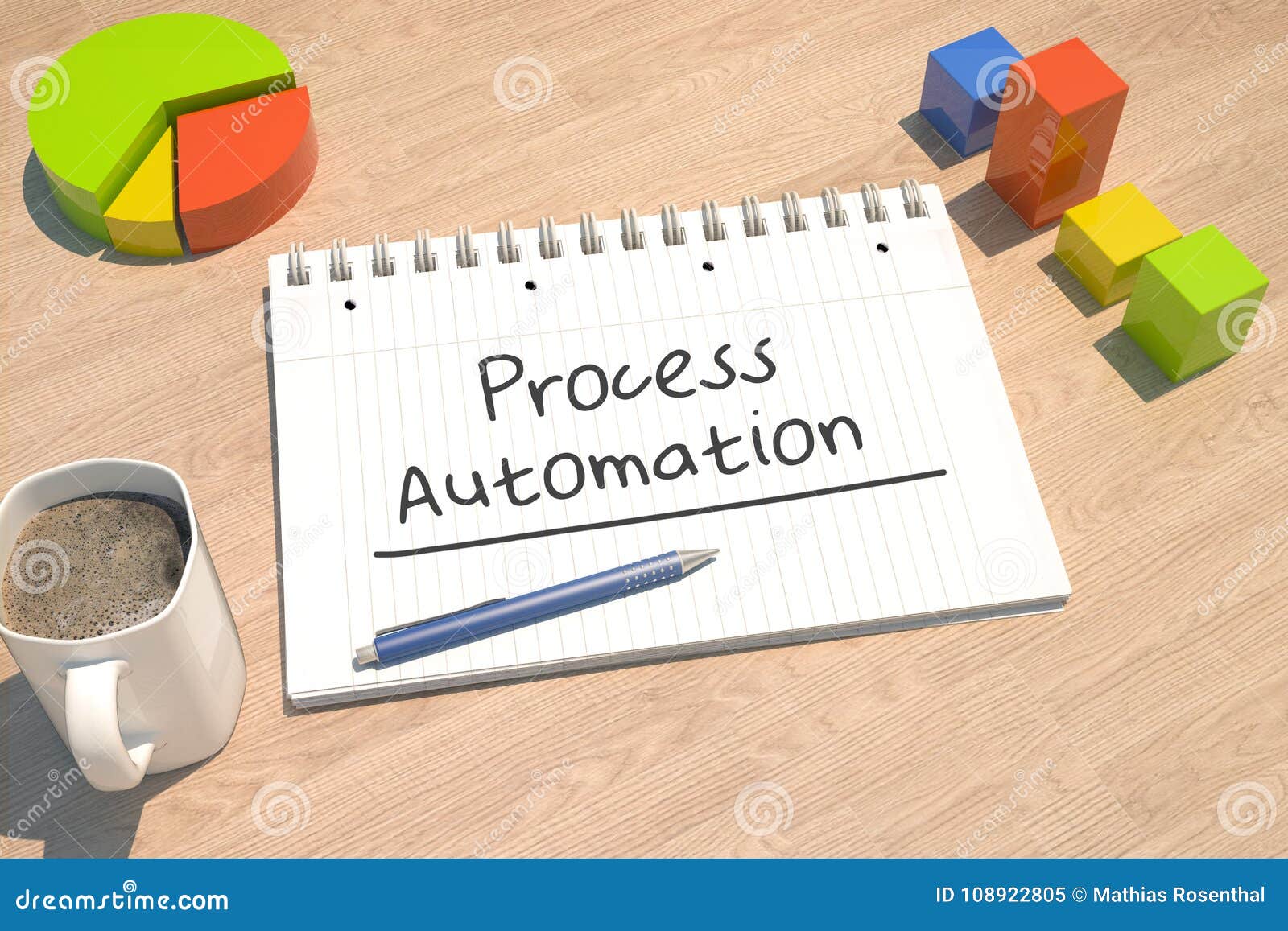 AUTOMATISATION DES PROCESSUS Illustration Stock - Illustration du ...
