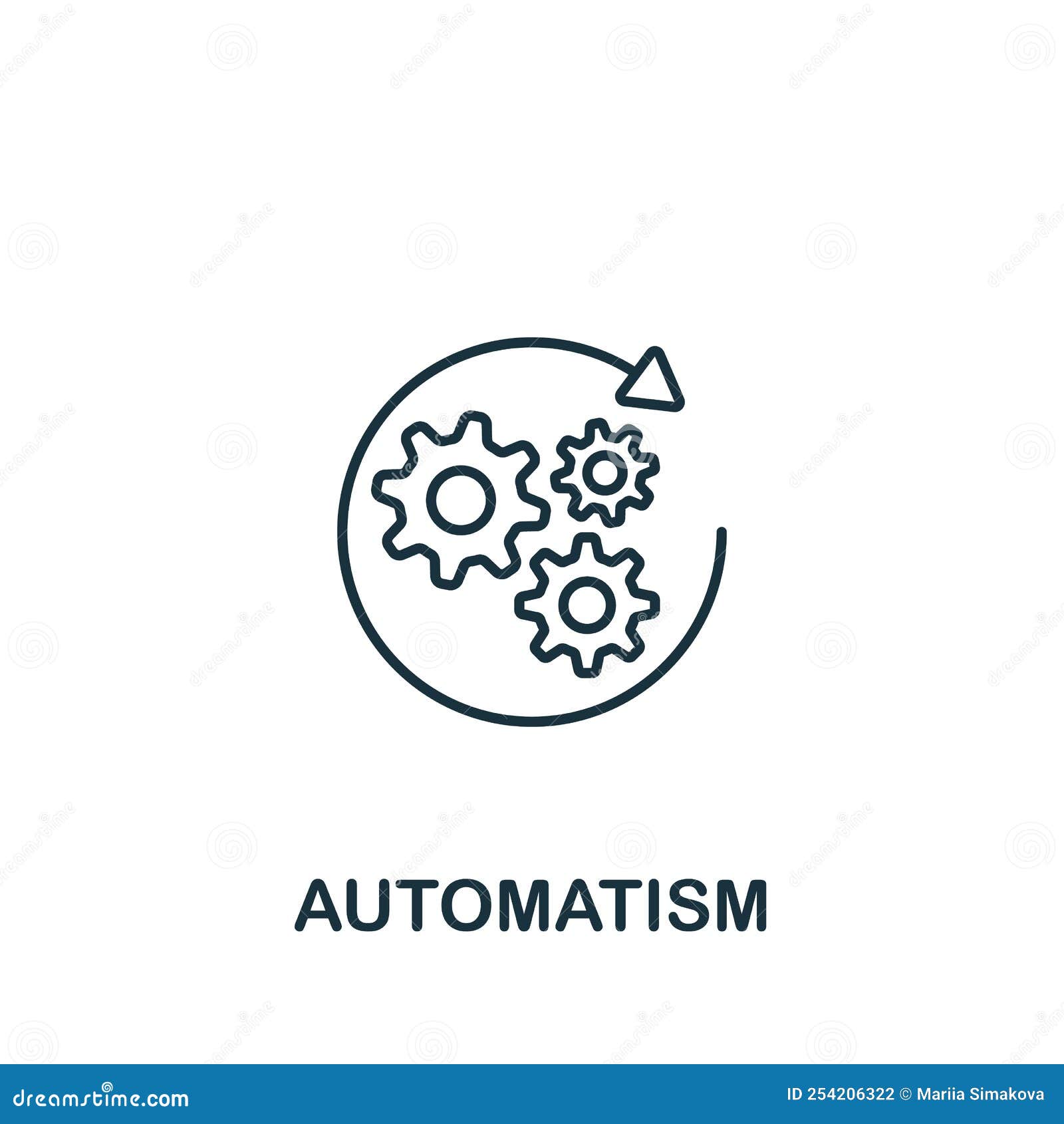 Automatism Icon. Line Simple Icon for Templates, Web Design and ...