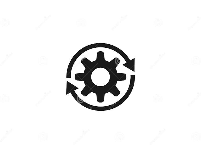 Automatism, Process Icon. Vector Illustration. Stock Vector ...