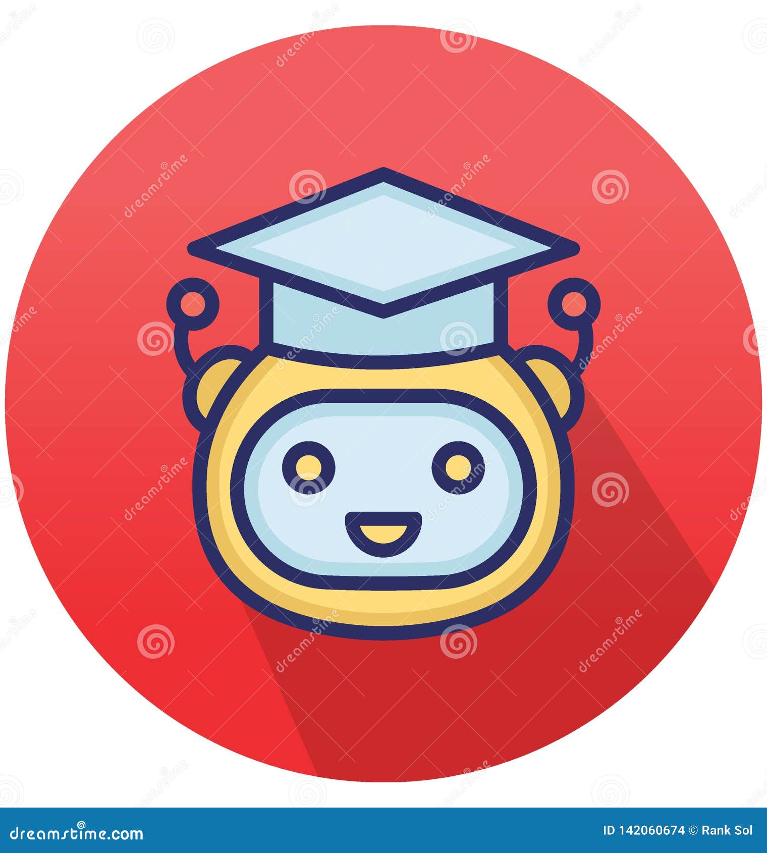 Automaton Isolated Vector Icon that Can Easily Modify or Edit Stock ...