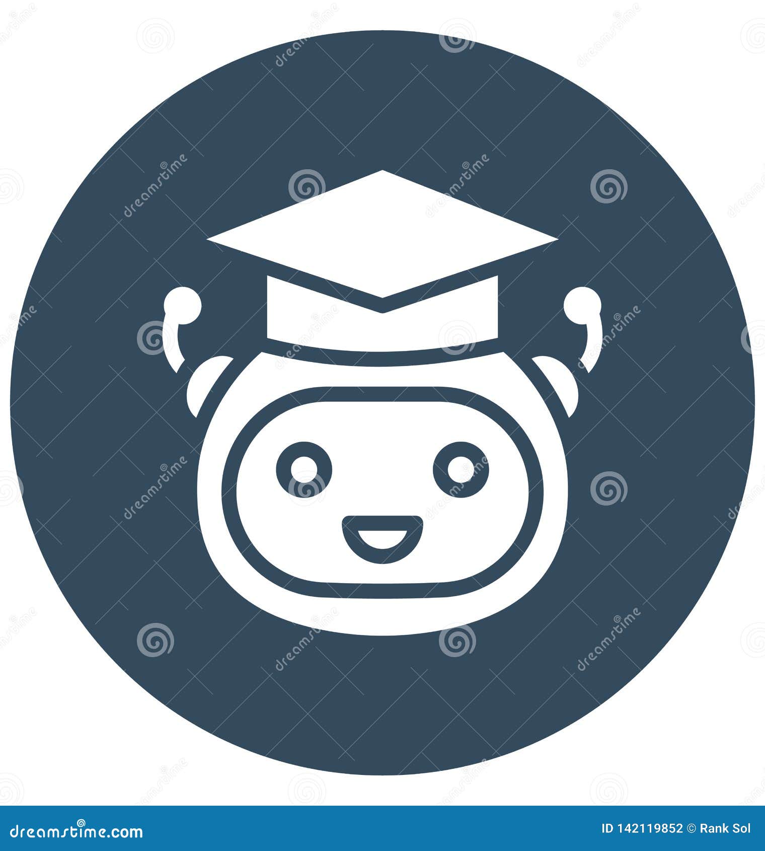 Automaton Isolated Vector Icon that Can Easily Modify or Edit Stock ...