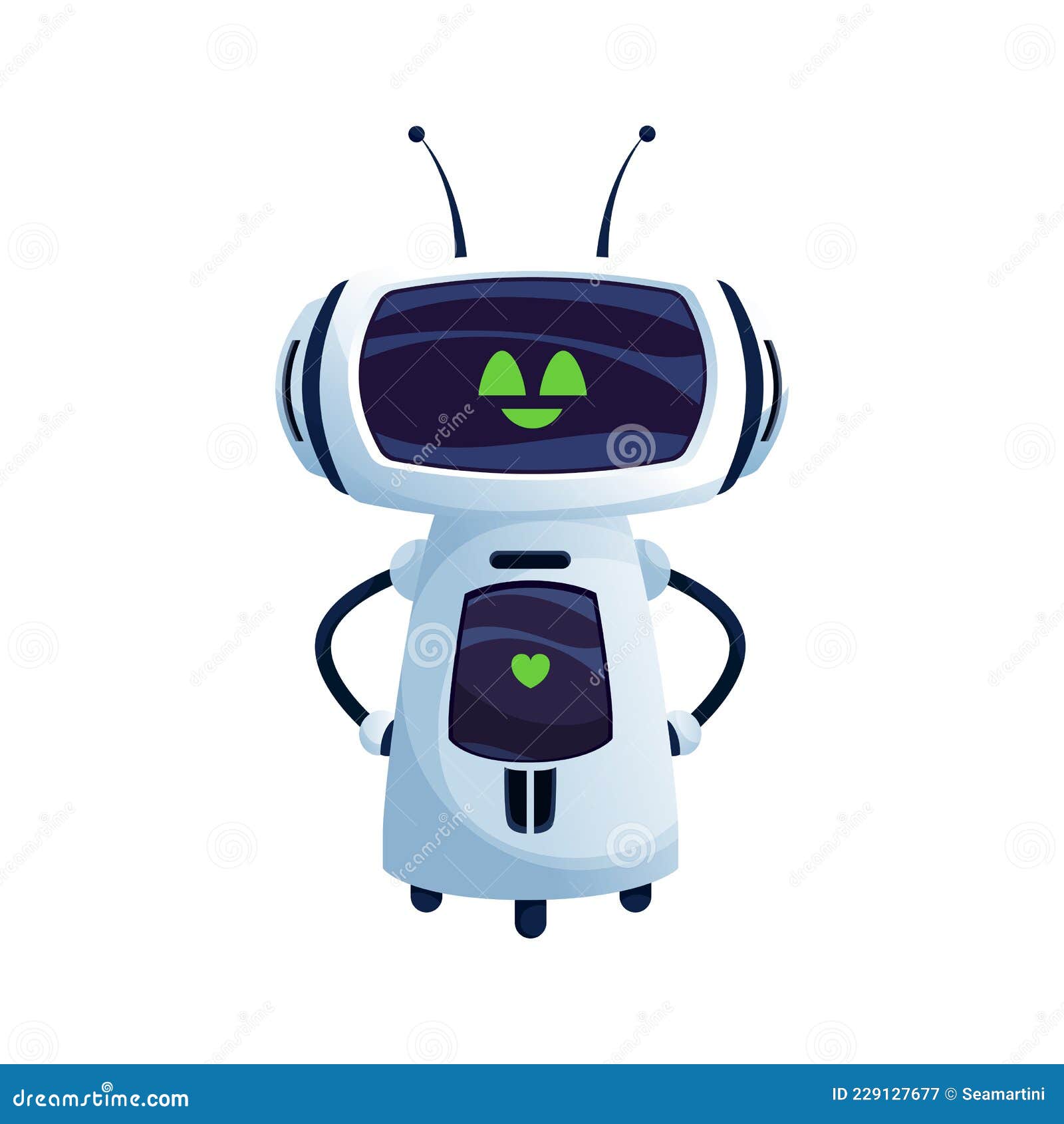 Automaton Mechanical Device Imitating Human Being Stock Vector ...