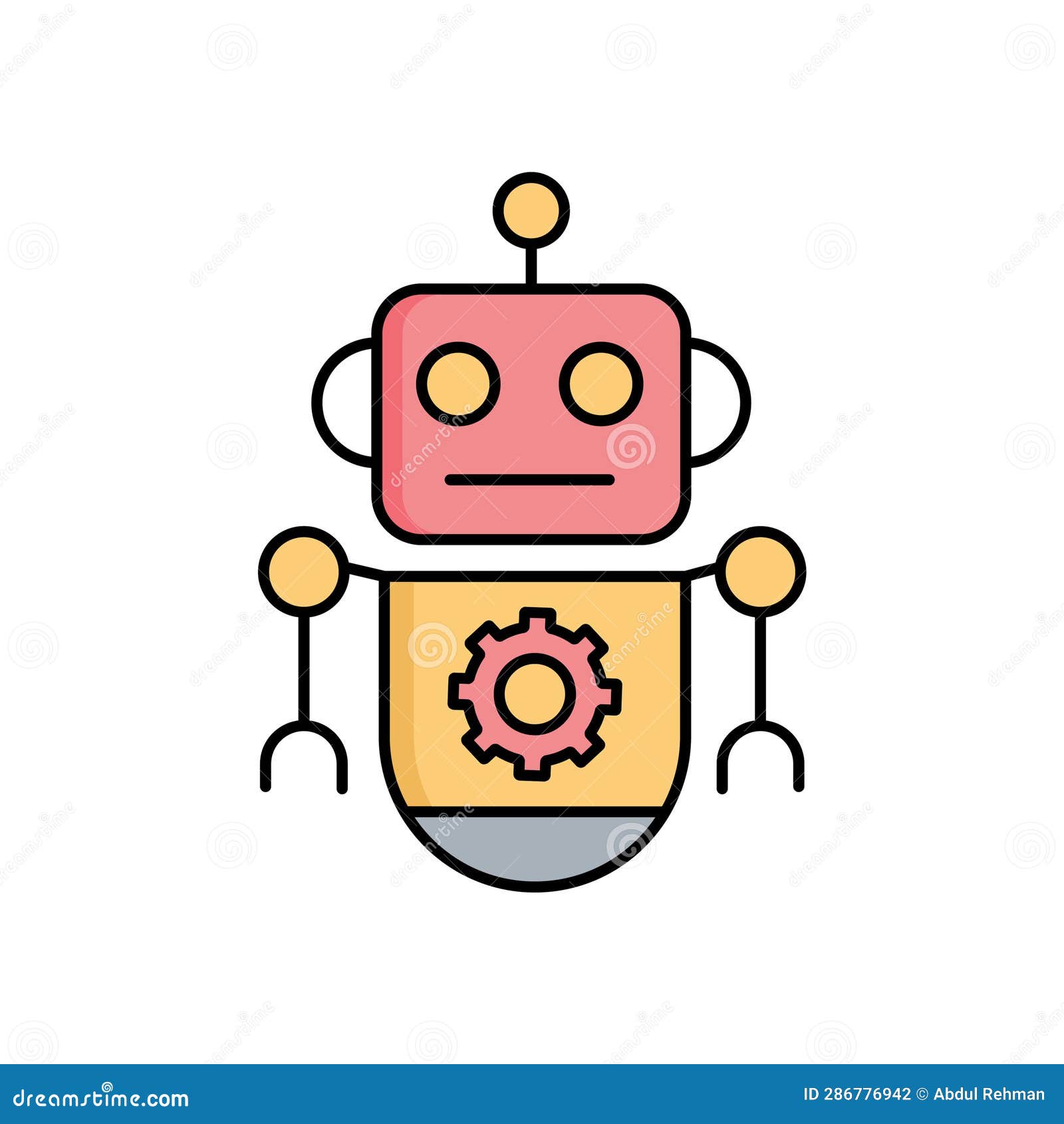 Automaton Vector Icon Which Can Easily Modify or Edit. Stock ...