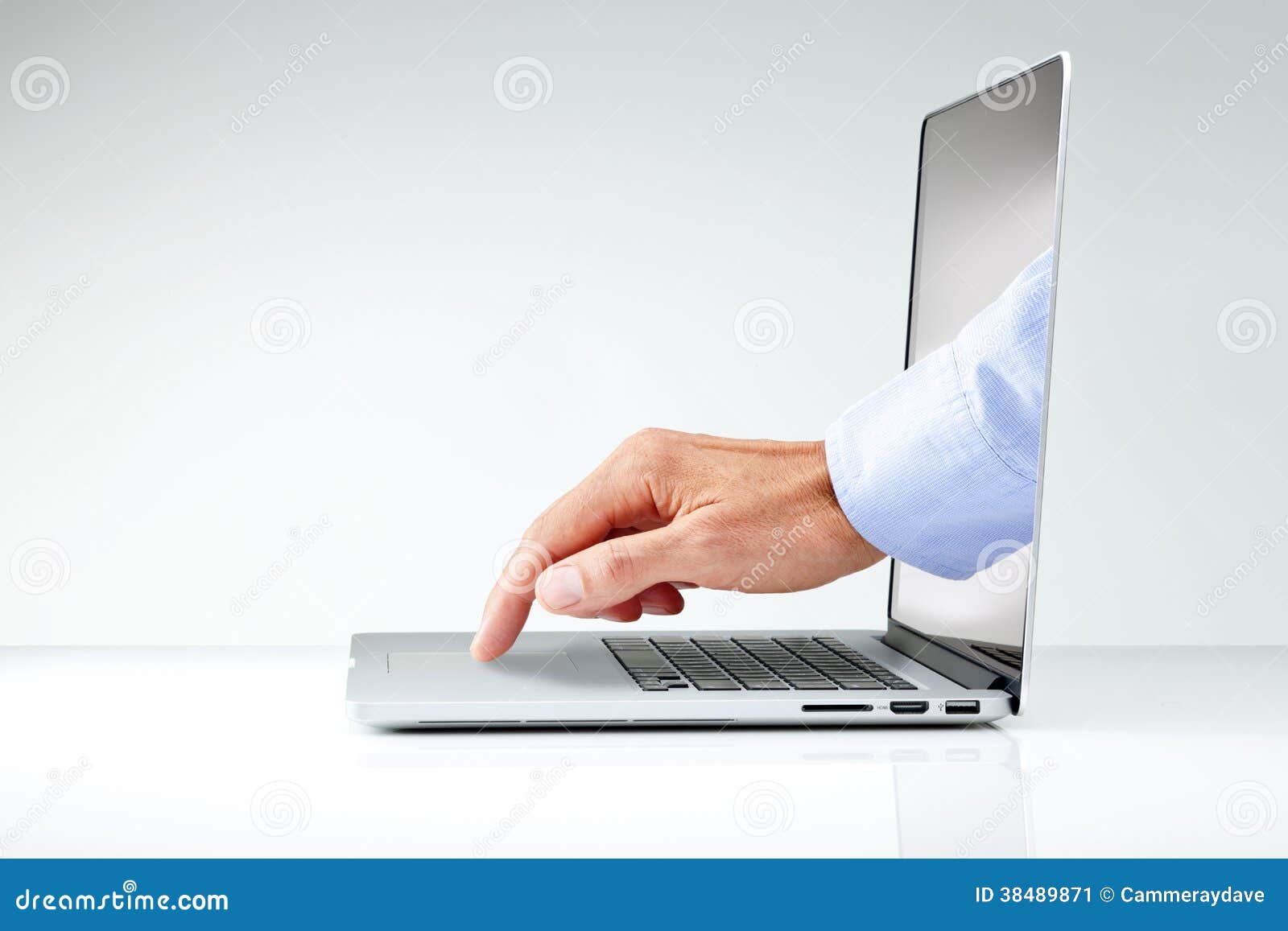 Automazione Di Tecnologia Della Mano Del Computer Immagine Stock ...