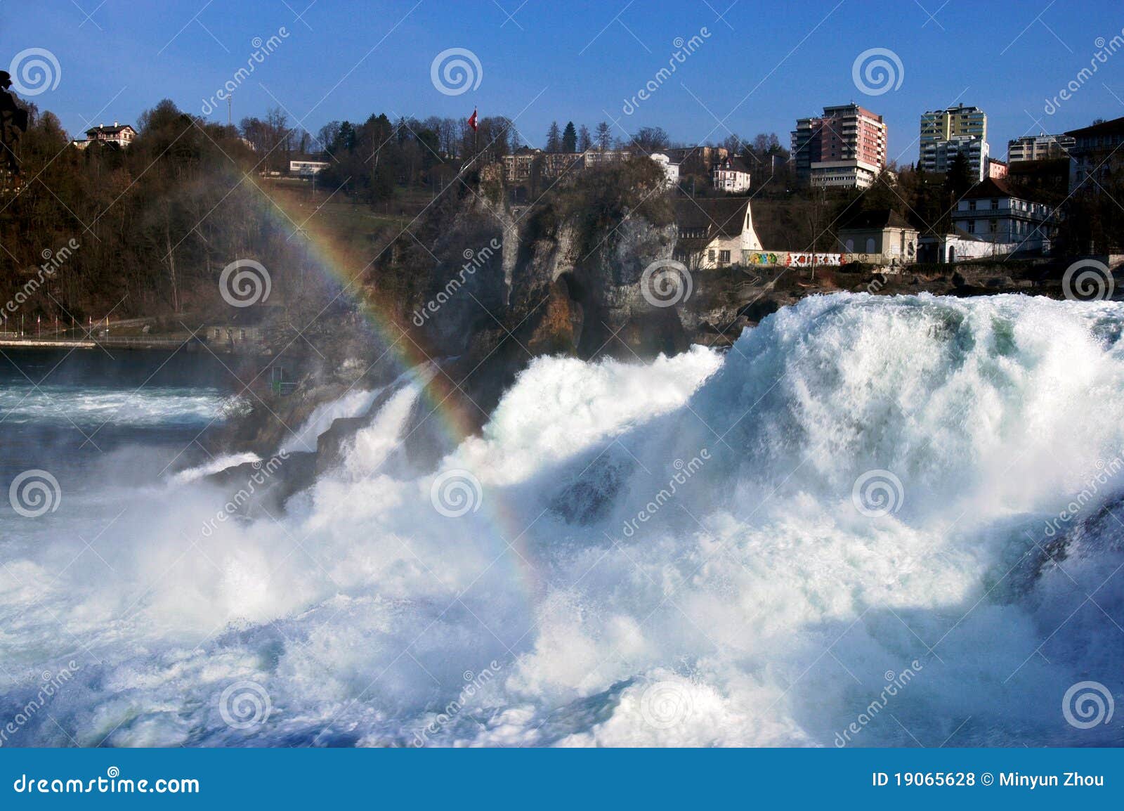 Automnes De Fleuve Le Rhin, Suisse Photo stock - Image of construction ...