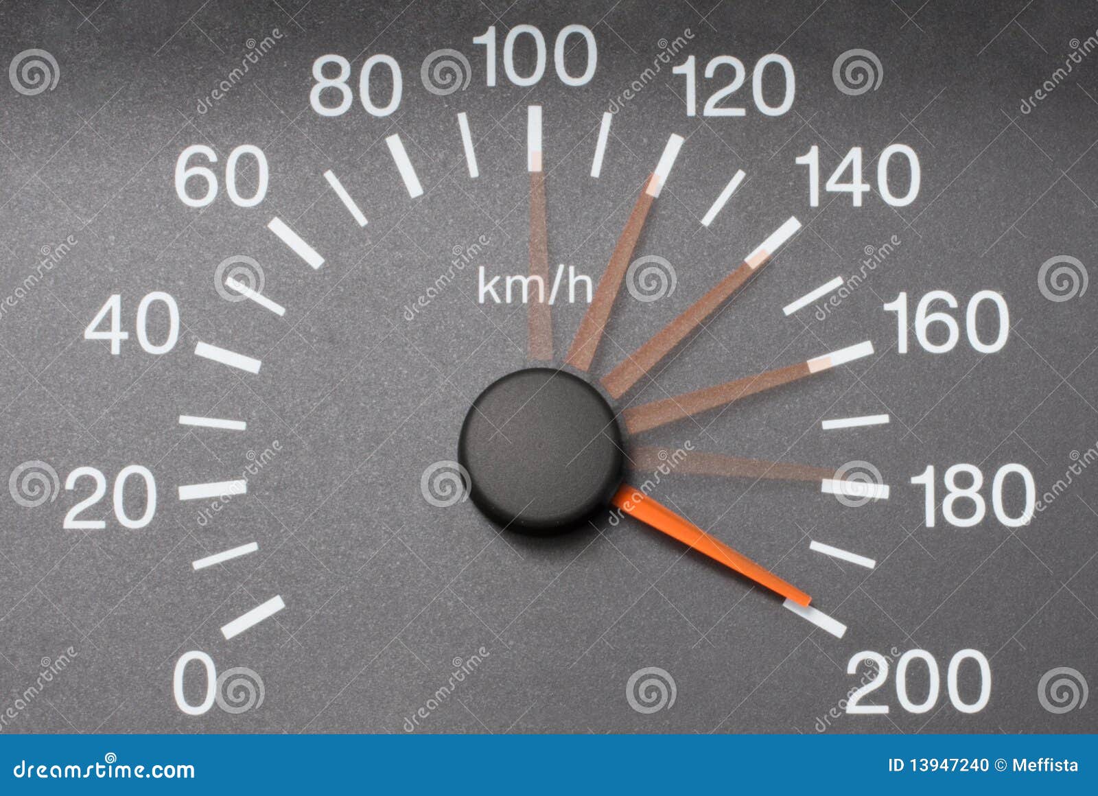 Automobiele snelheidsmeter stock foto. Image of actie - 13947240