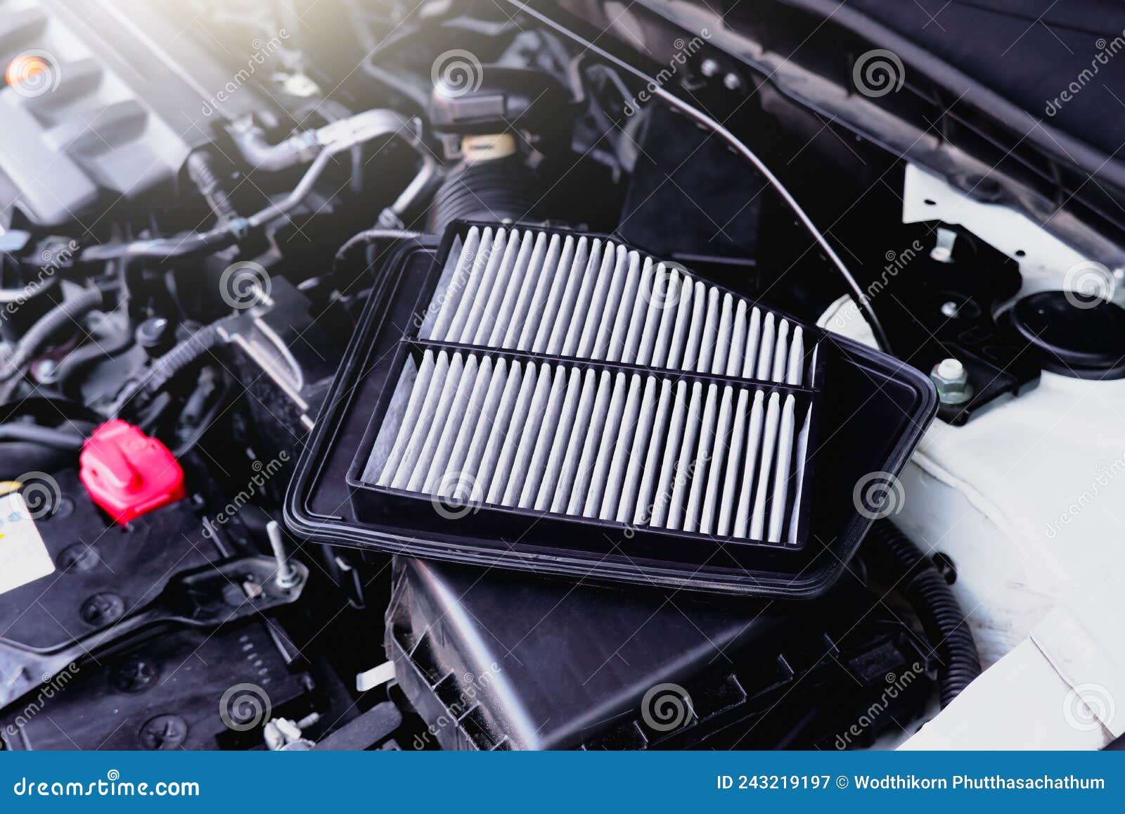 Car Engine Intake Side Receiver Royalty-Free Stock Photo ...