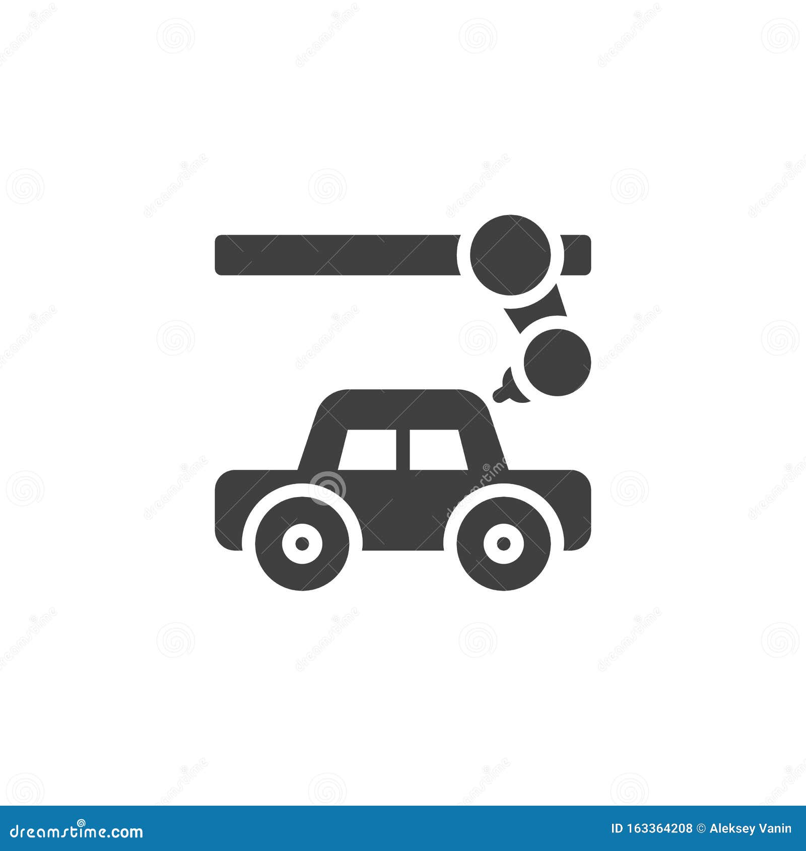 Automobile Assembly Production Vector Icon Stock Vector - Illustration ...