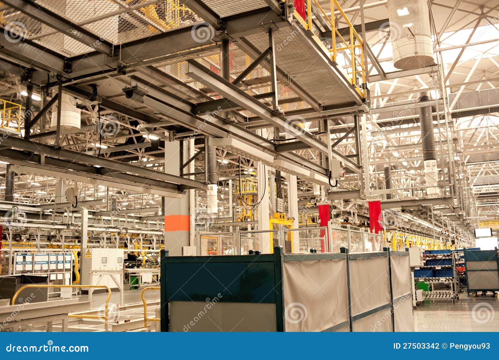 Automobile assembly shop stock photo. Image of parts - 27503342