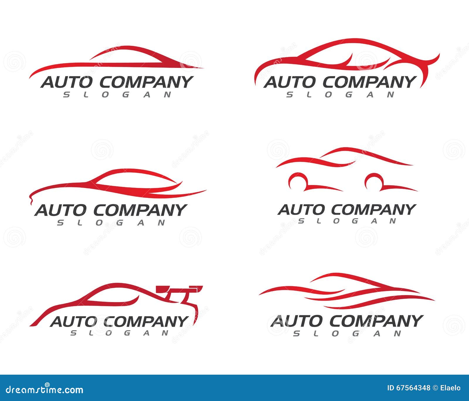 Automobile Automatica Logo Template Illustrazione Vettoriale ...