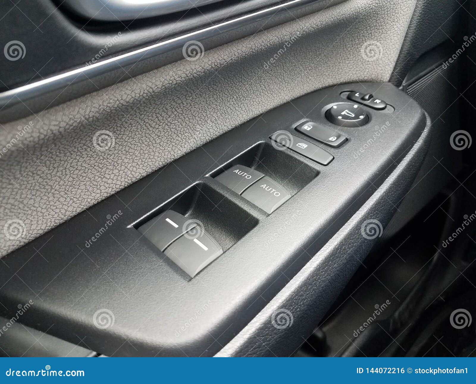 Automobile or Car Window and Door Automatic Controls Stock Photo ...