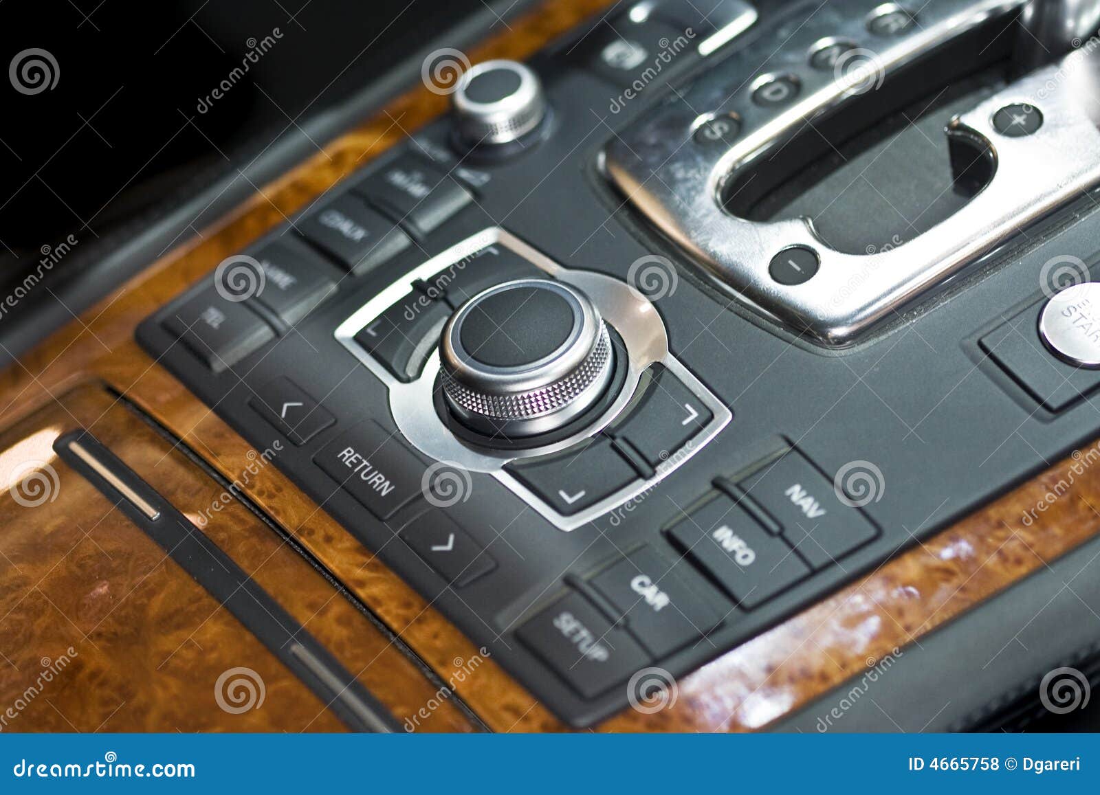 Automobile Console stock photo. Image of driving, performance - 4665758