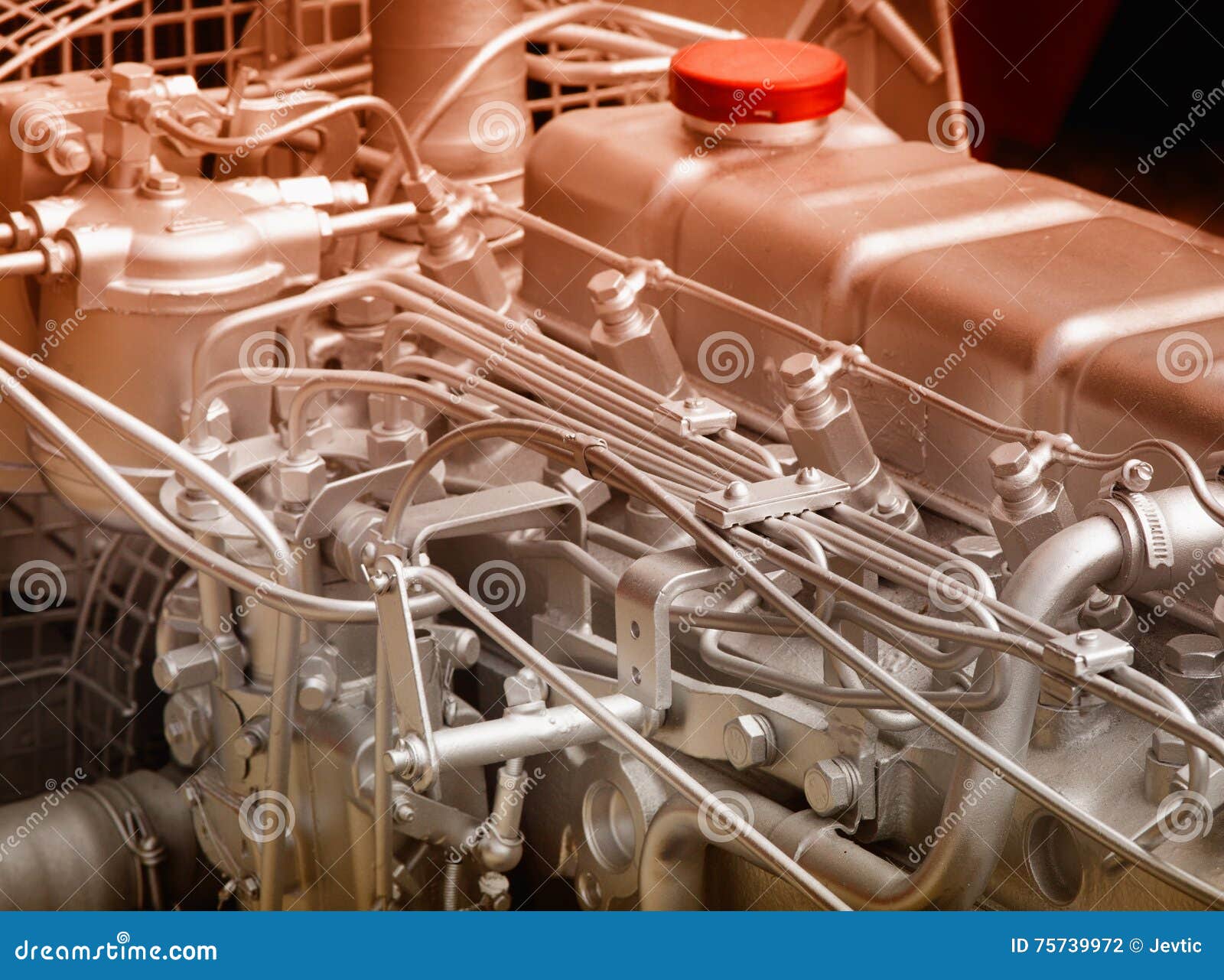 Automobile engine detail stock photo. Image of gasket - 75739972