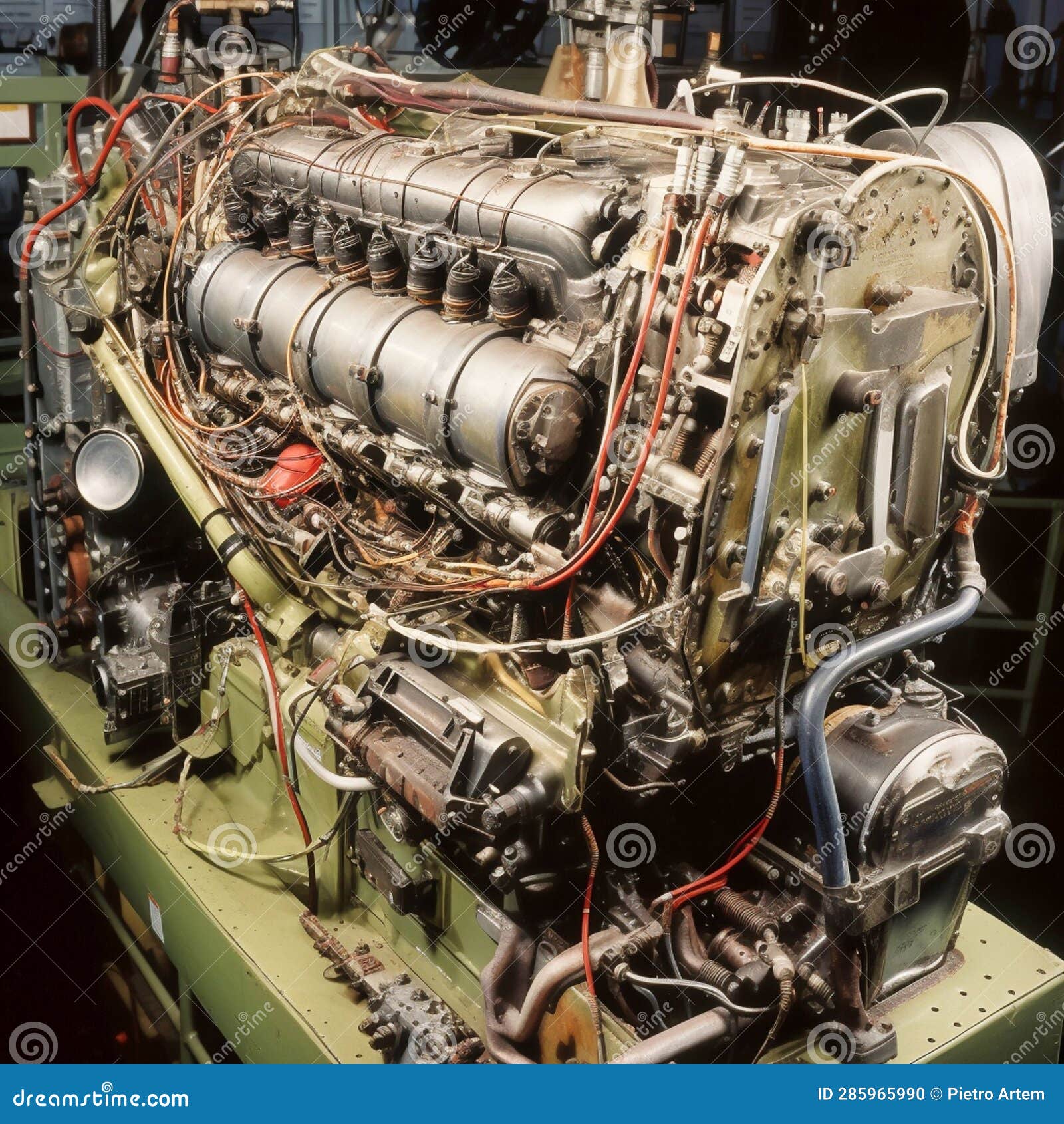 Automobile Engine, Internal Combustion Engine, Generative AI Stock ...