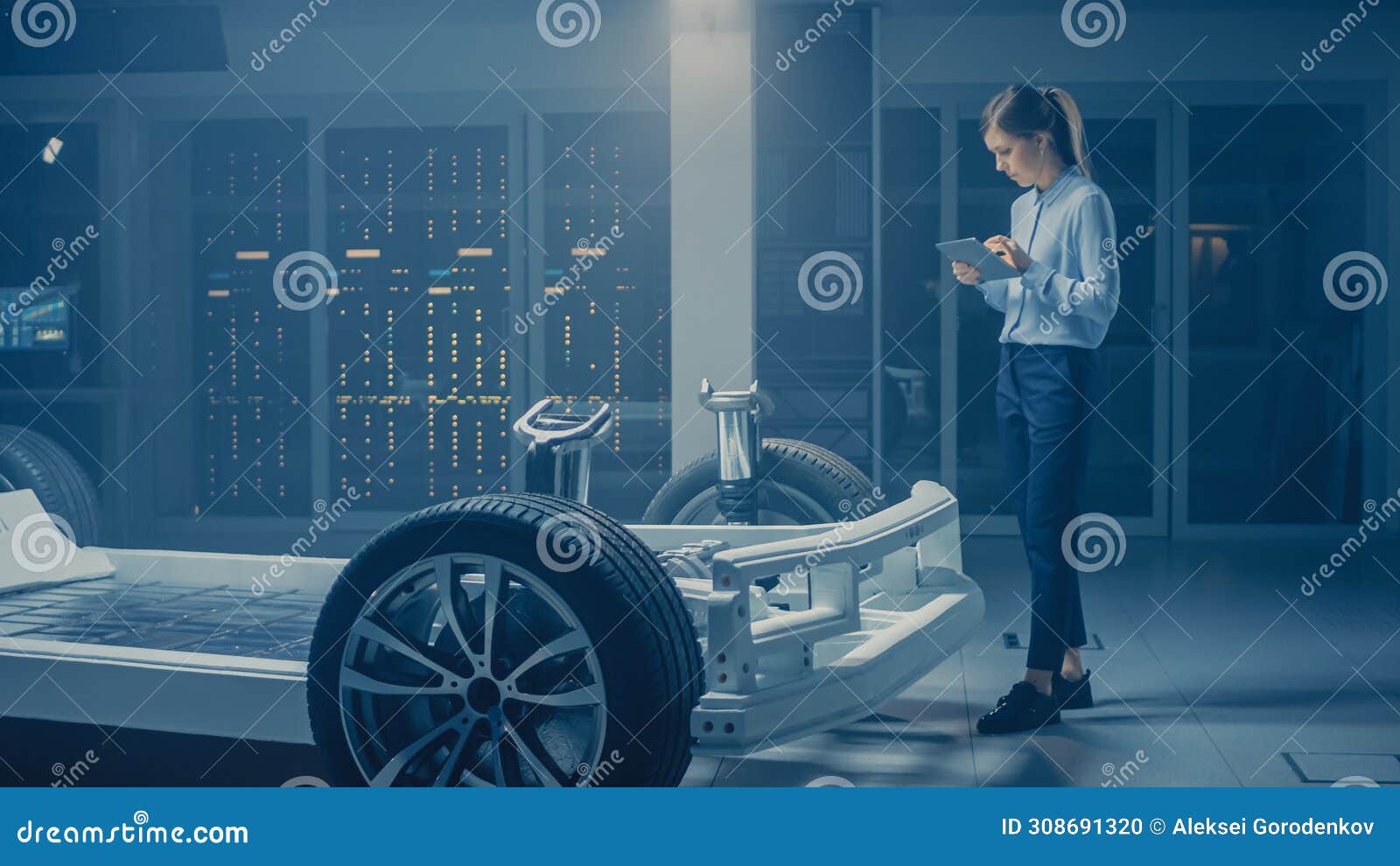 Automobile Engineer - Cartoon Character - Vector Illustration ...