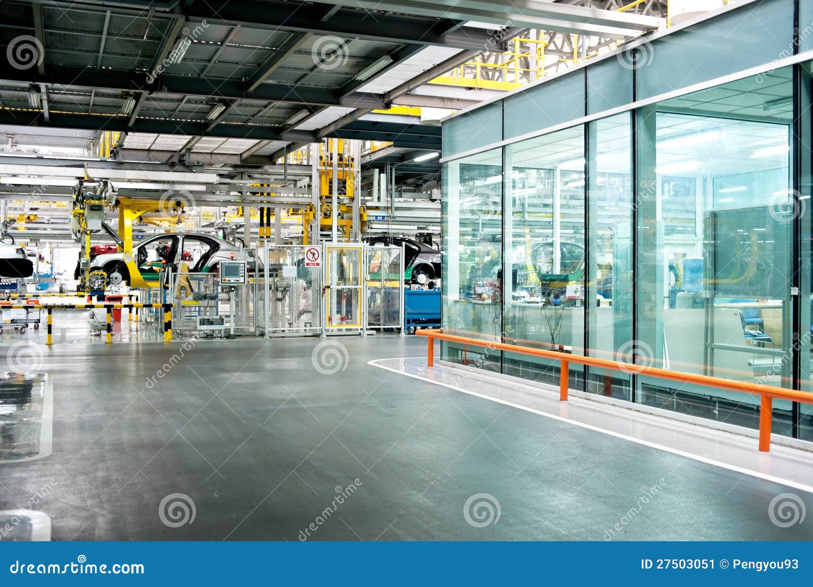 The Automobile Factory Production Line Stock Image - Image of factories ...