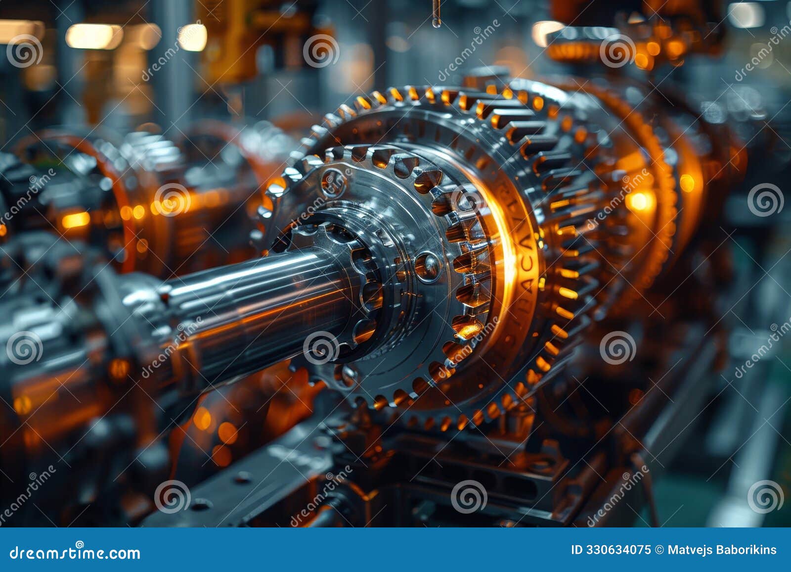 Automobile Gearbox Bearings, Gears, Transmission Structure in ...