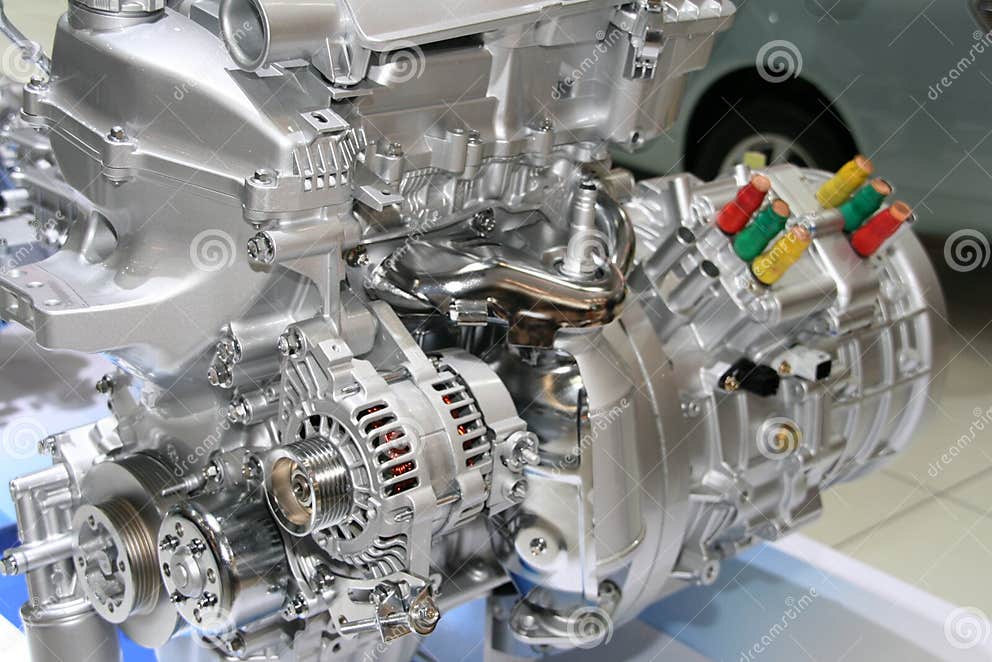 Automobile Hybrid Engine stock image. Image of demo, hybrid - 14125729