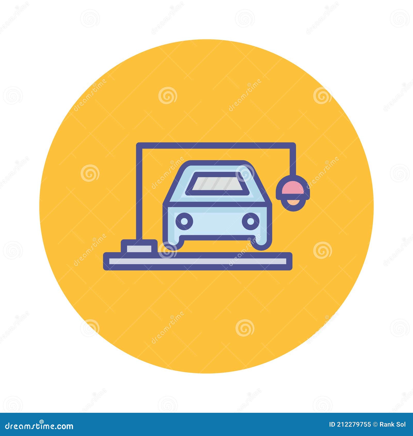 Automobile Isolated Vector Icon Which Can Easily Modify or Edit Stock ...