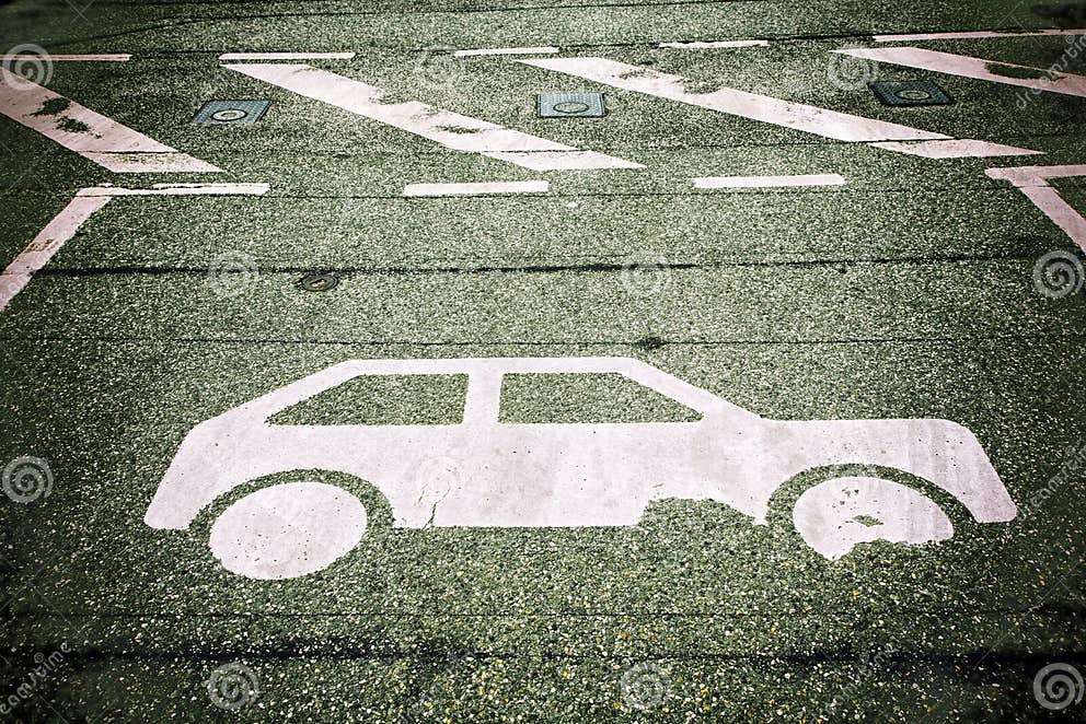 Automobile parking stock photo. Image of transportation - 31335820