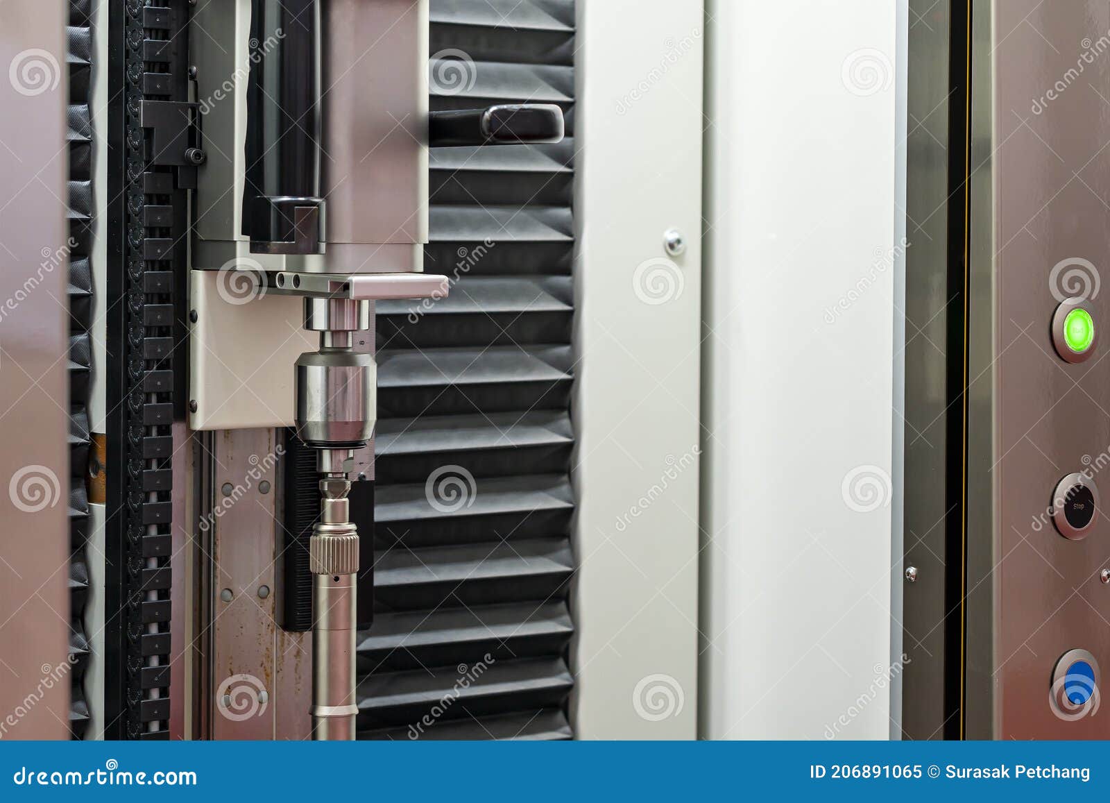 Automobile Part during Setup on Rotate Chuck of High Technology and ...