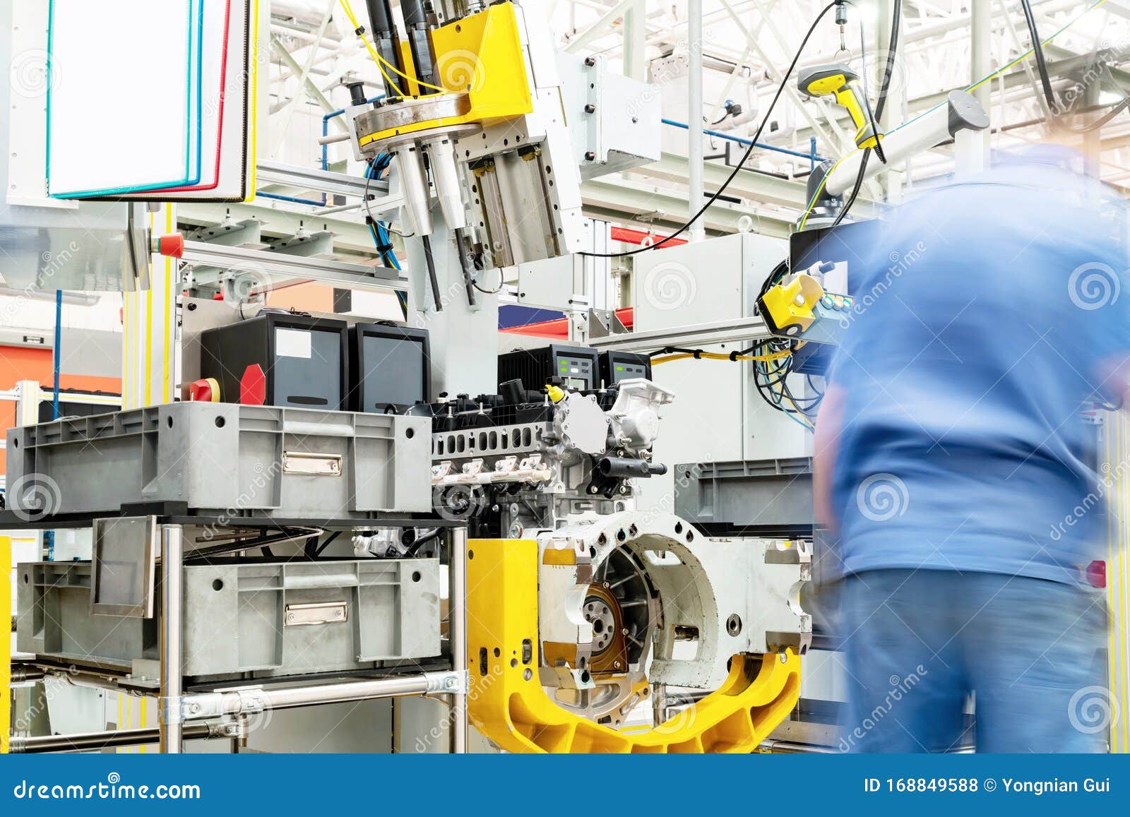 Automobile production line stock photo. Image of production - 168849588