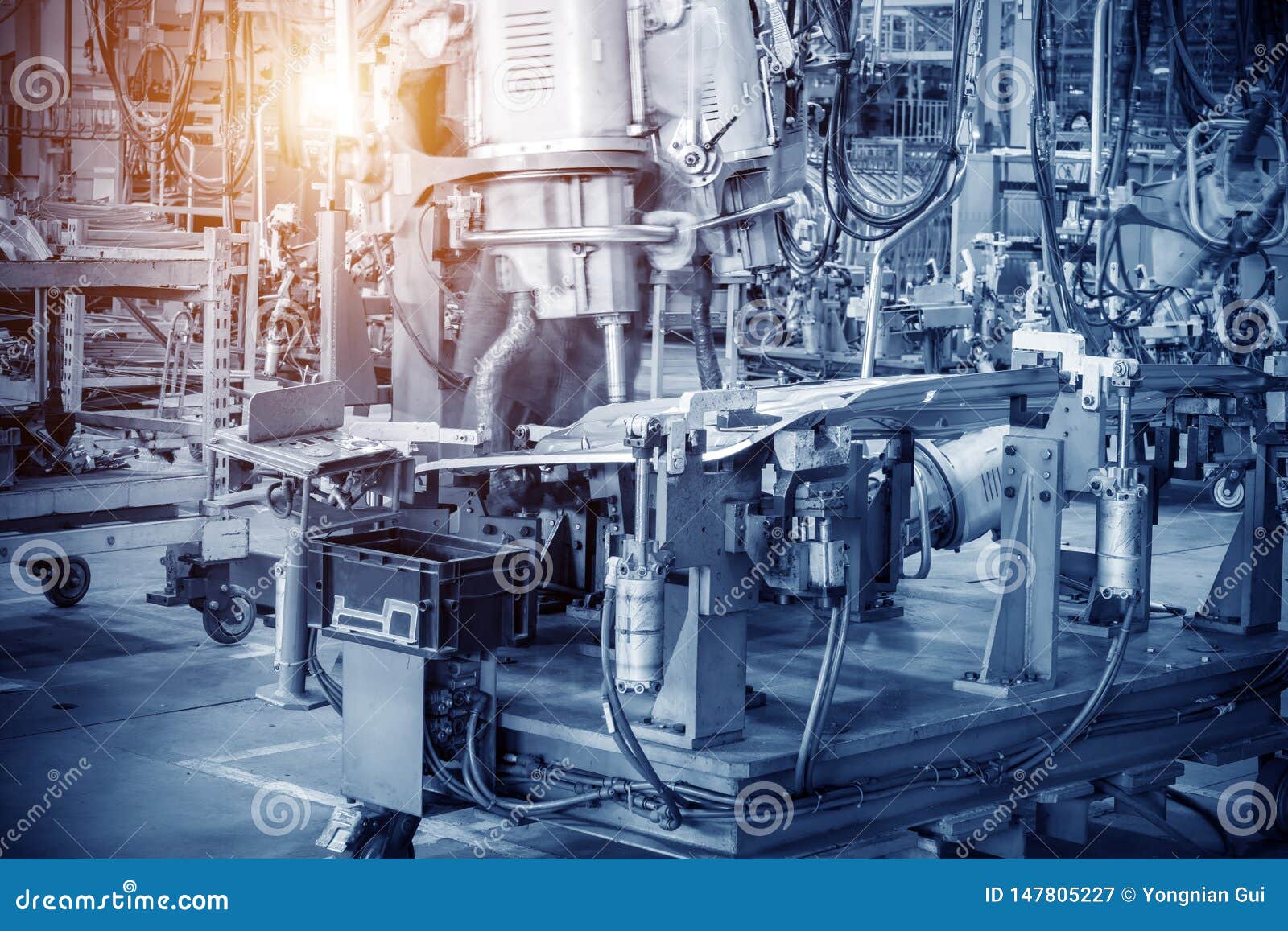 Automobile production line stock image. Image of domestic - 147805227