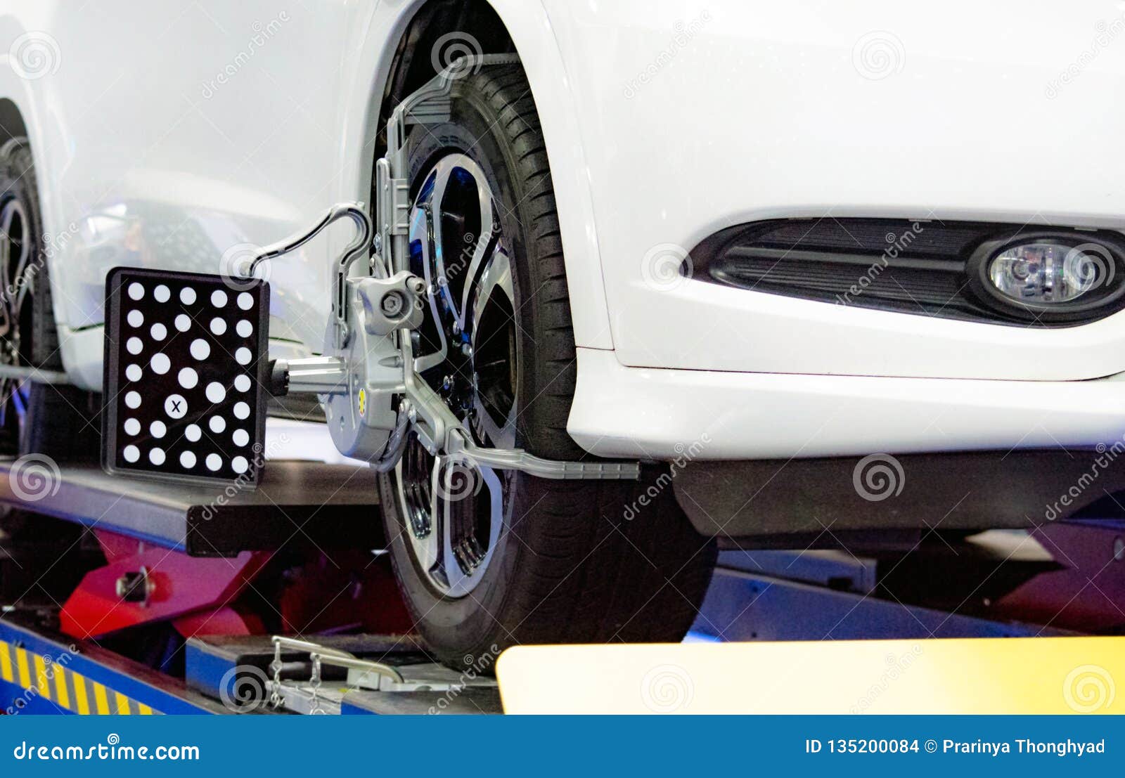 Automobile Service for Fixing, Car Service in the Garage Stock Photo ...