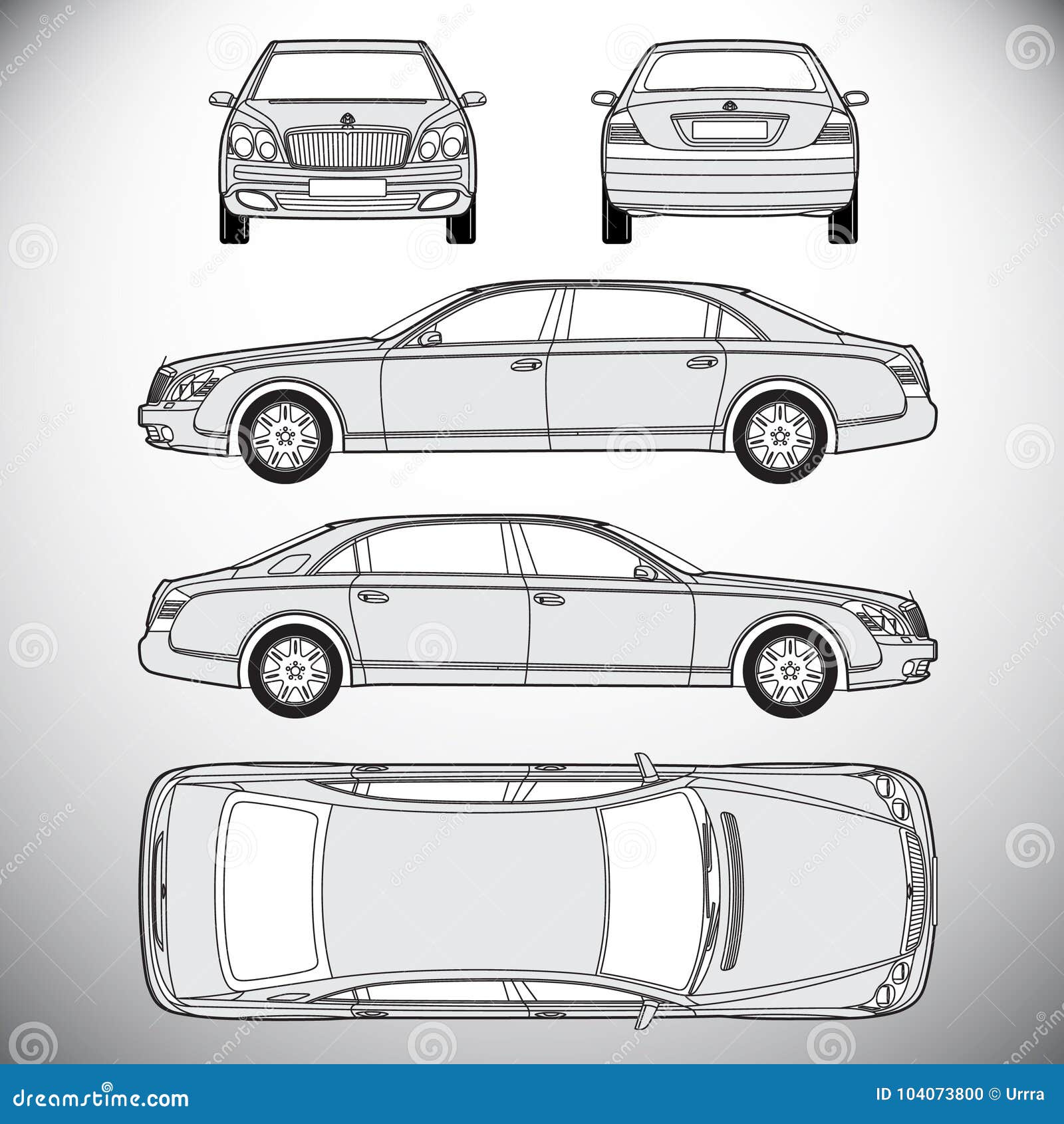 Automobile.Template for Graphic Design Stock Vector - Illustration of ...