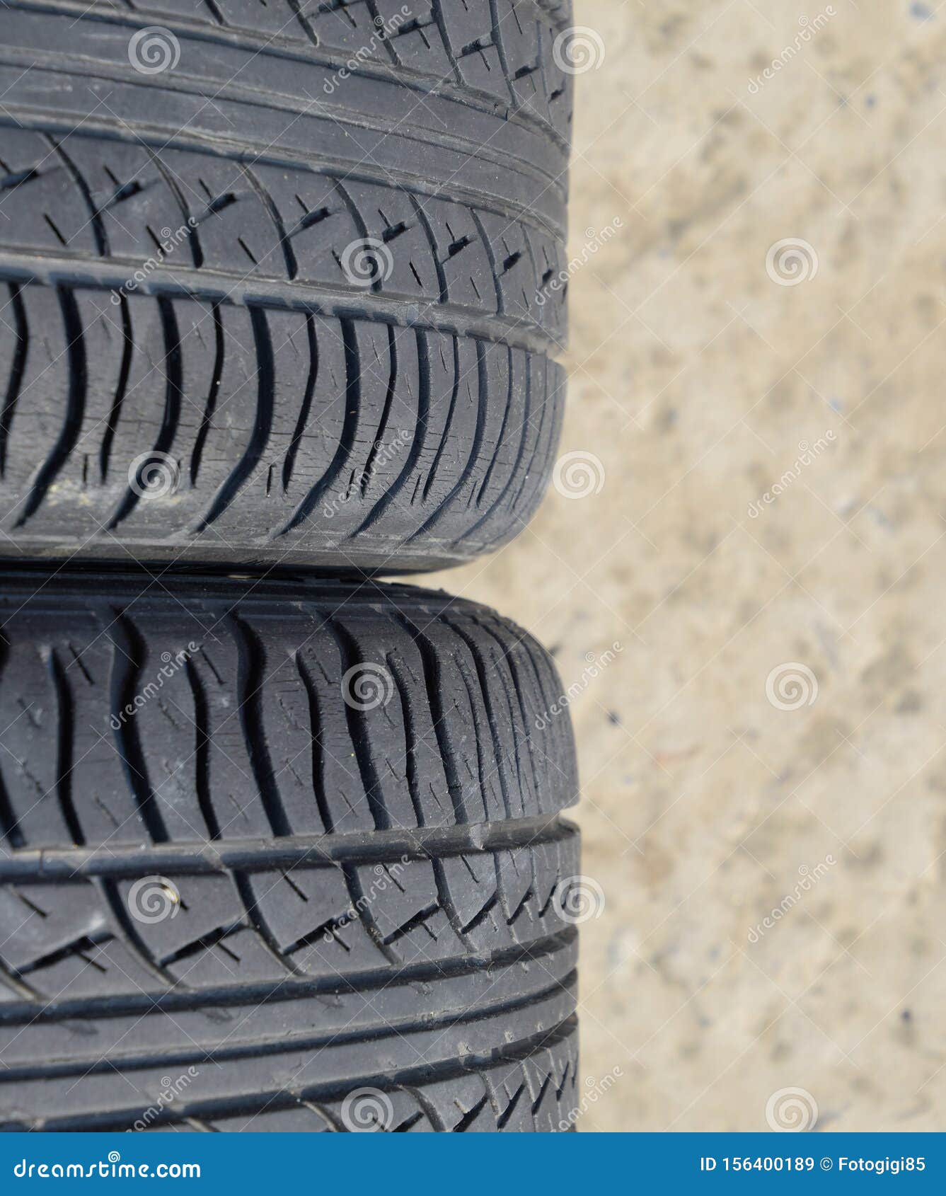 Automobile Wheel. Rubber Tires. Summer Rubber Set for the Car Stock ...