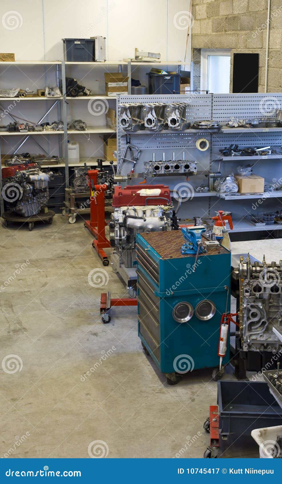 Automobile Workshop stock image. Image of objects, inside - 10745417