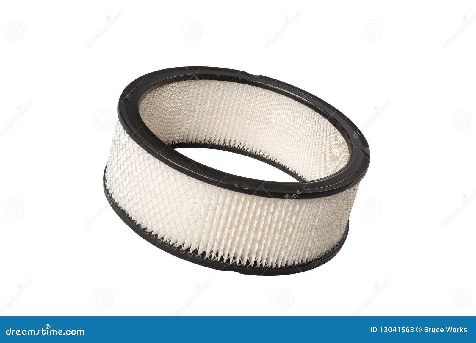 Automotive Air Filter stock image. Image of circle, clean - 13041563
