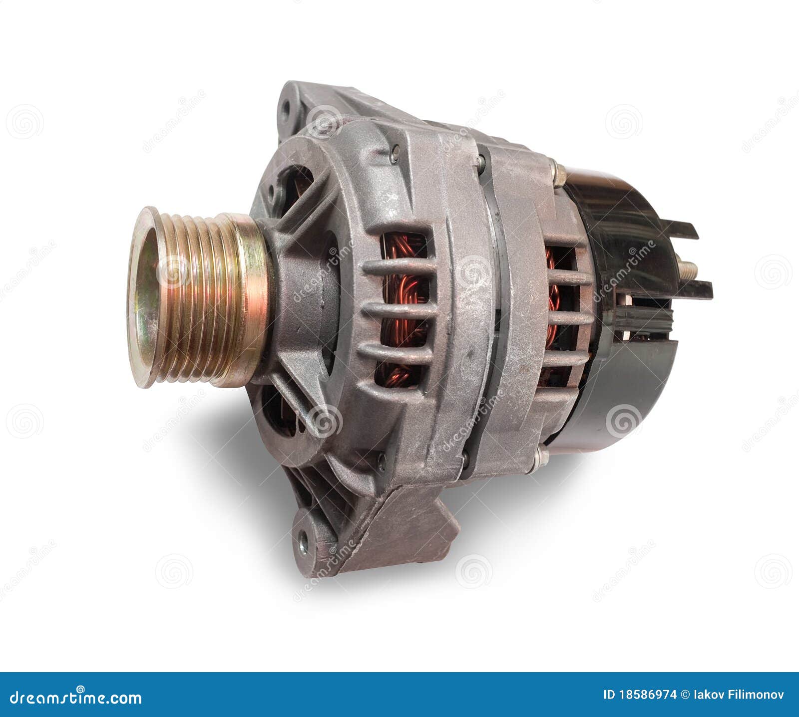 Automotive alternator stock photo. Image of automobile - 18586974